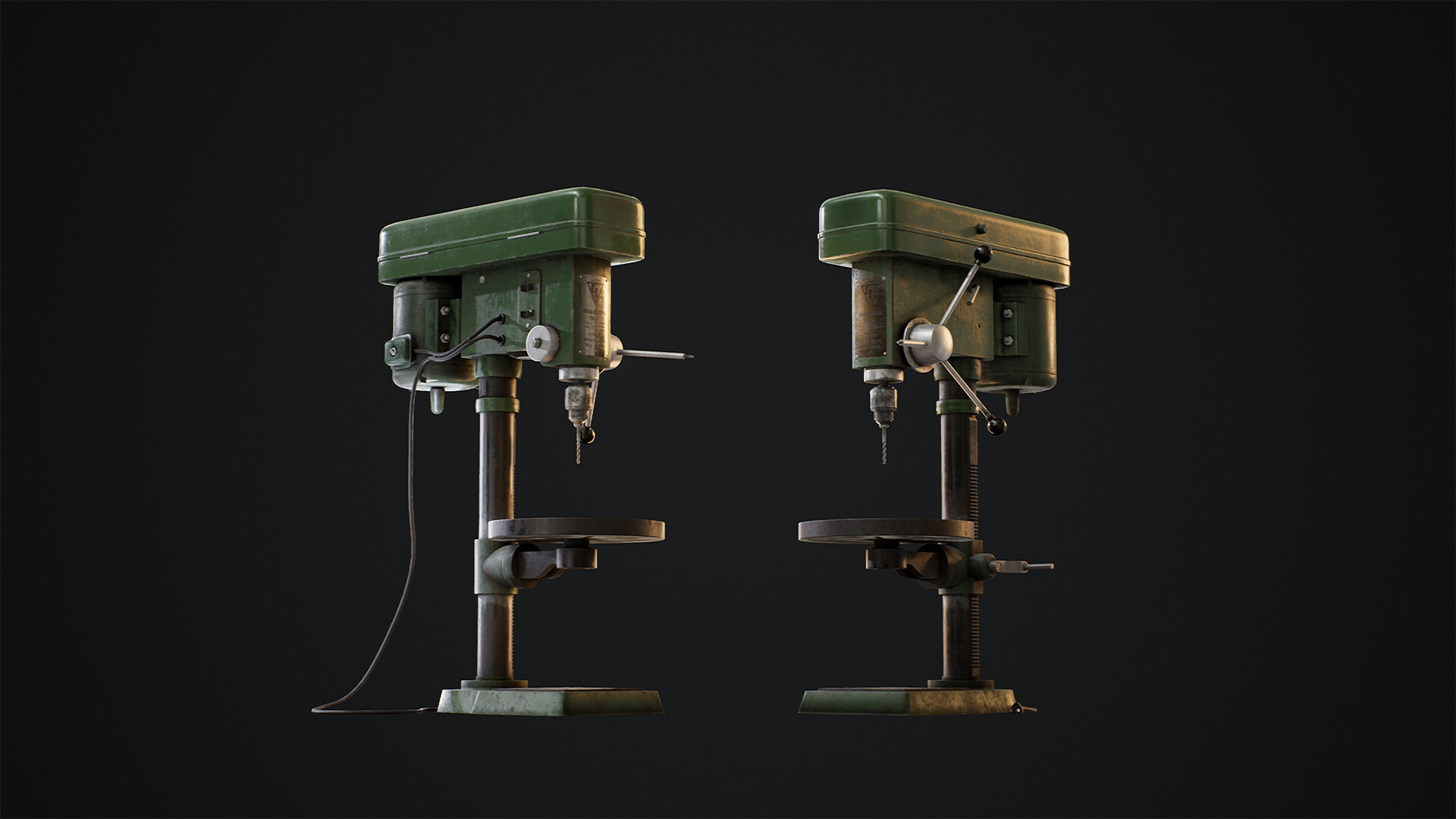 ArtStation - CHICAGO MACHINE TOOLS - Heavy duty drill press