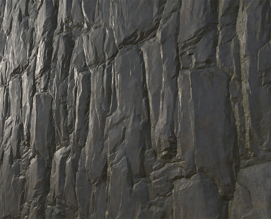 ArtStation - Tileable Cliff Wall