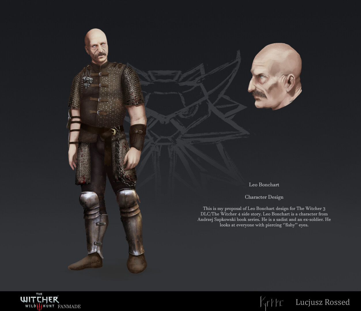 L. Rossed - Leo Bonchart - Fanmade Character Design (Witcher Series)