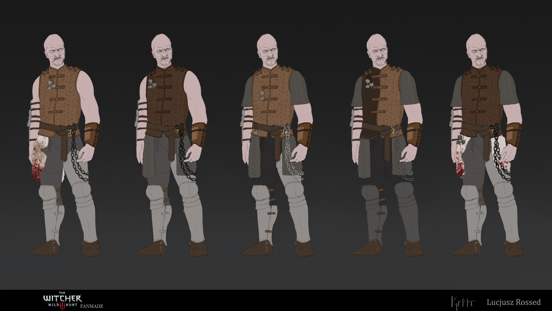 L. Rossed - Leo Bonchart - Fanmade Character Design (Witcher Series)