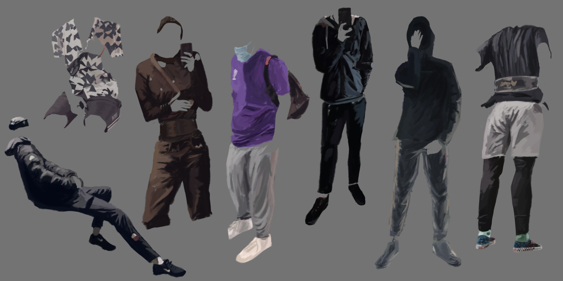 ArtStation - Clothing digital painting study.