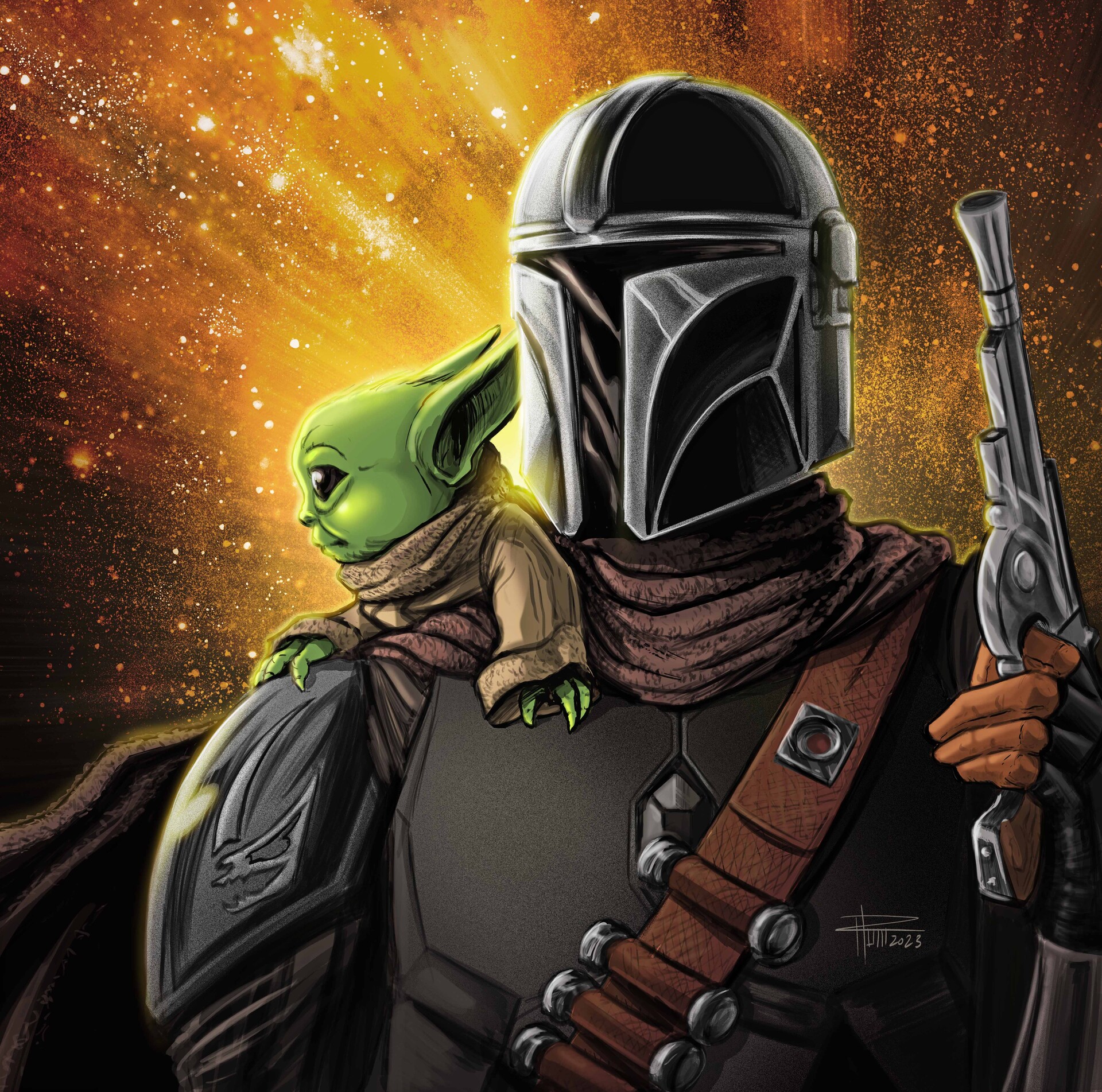 ArtStation - Mando & Grogu