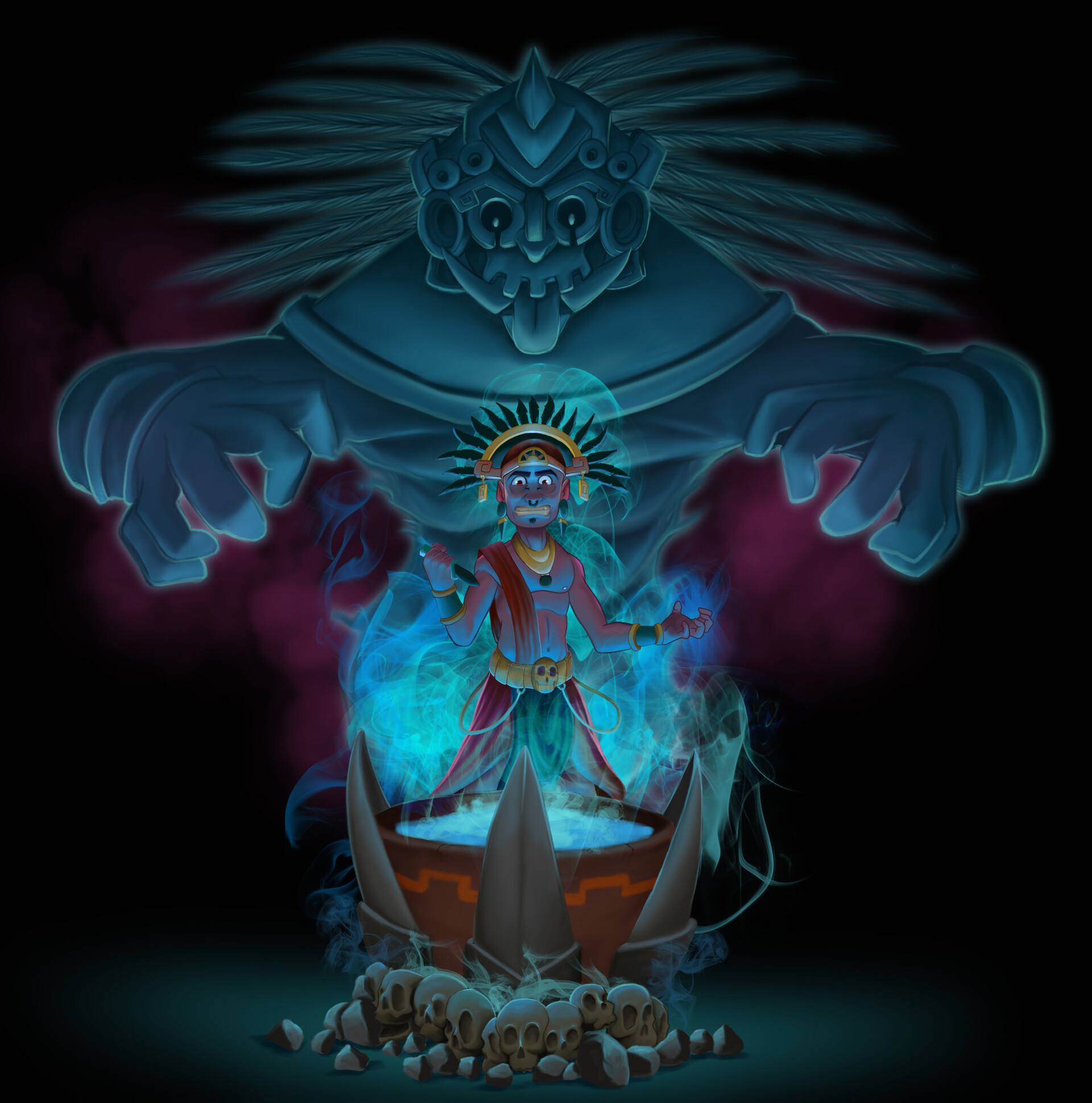 ArtStation - Prehispanic Ritual