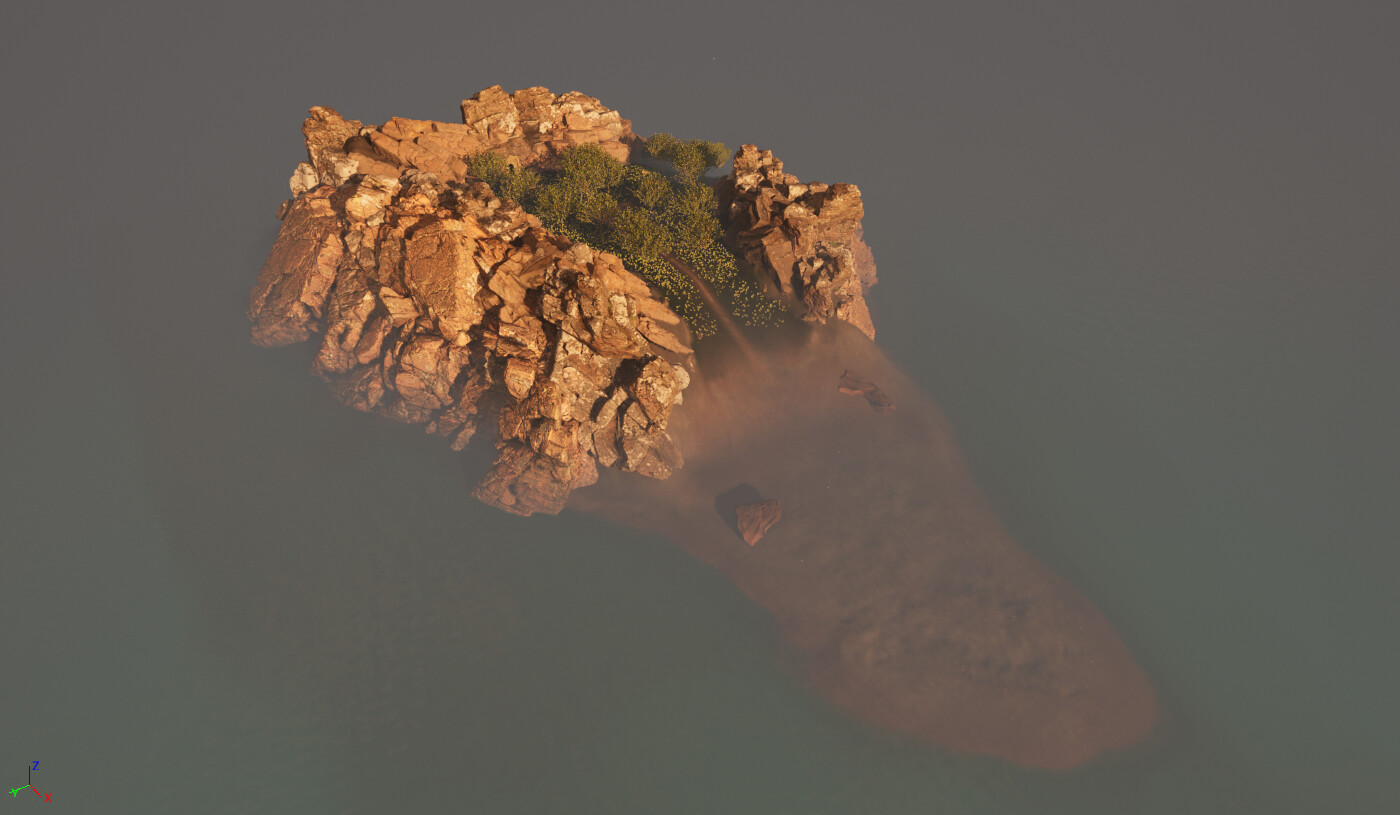 ArtStation - island scene