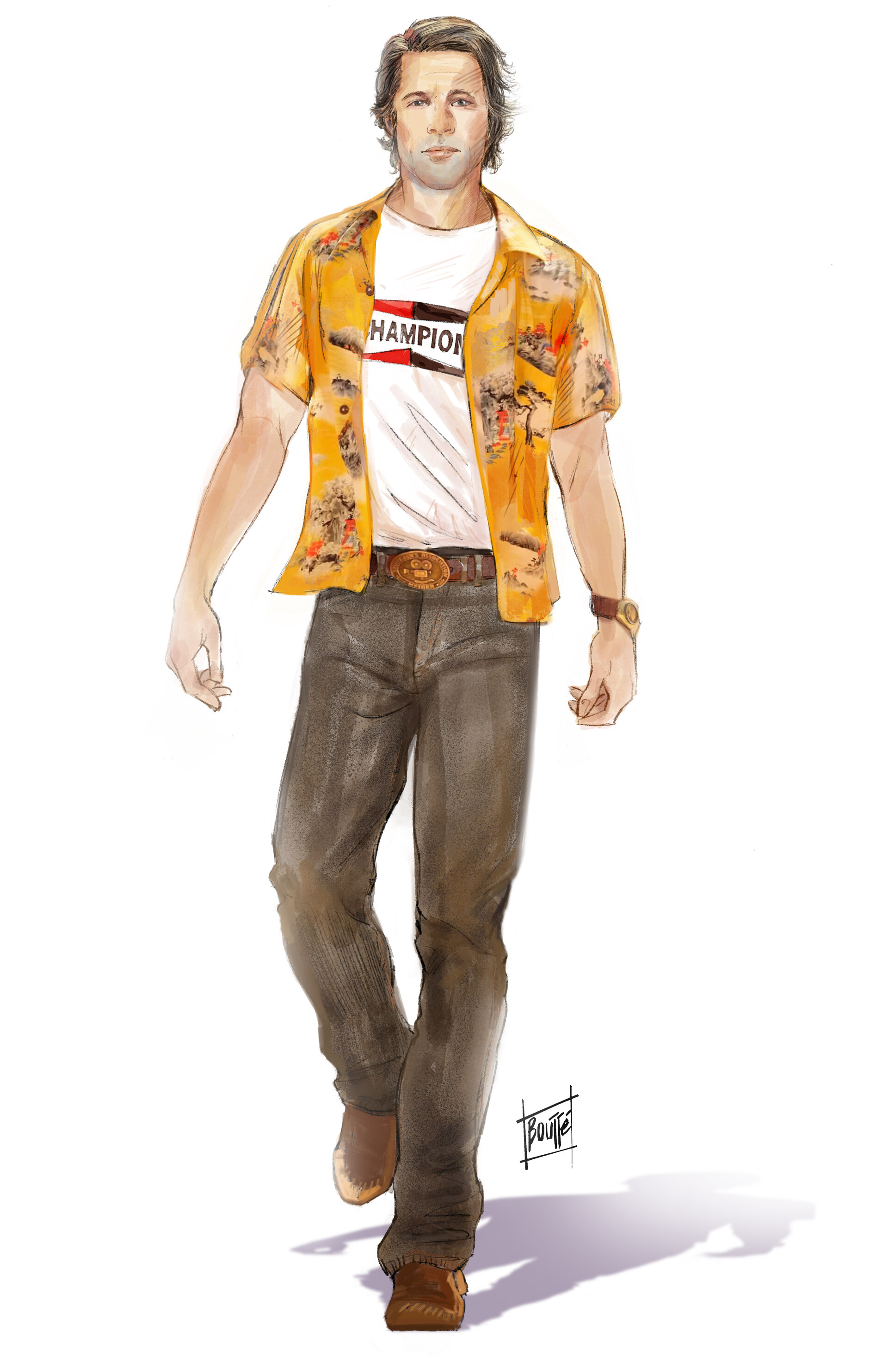 ArtStation - Once Upon a Time in Hollywood: Cliff Booth