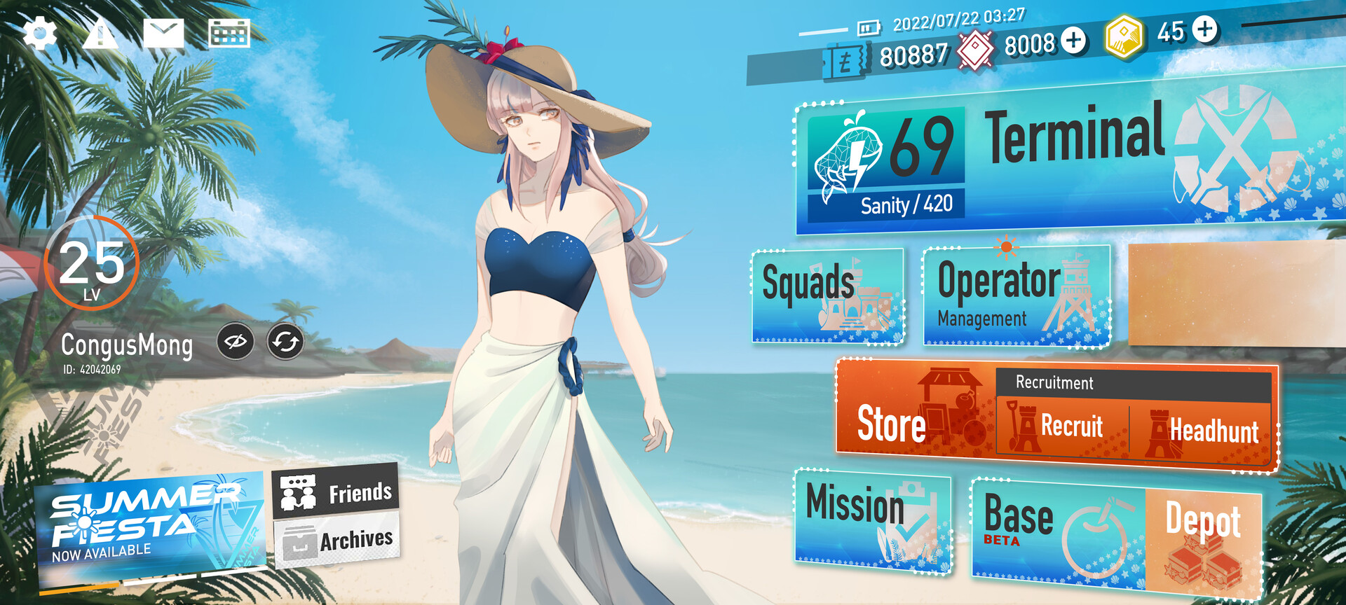 ArtStation - Arknights UI Redesign