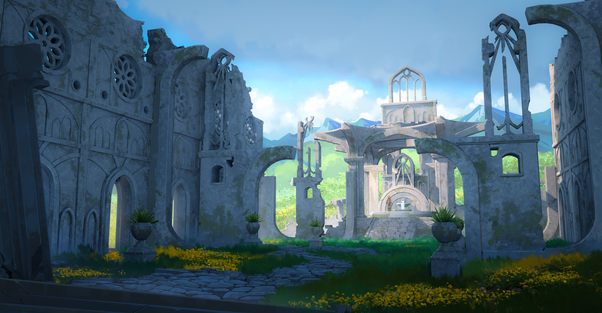 ArtStation - white ruins