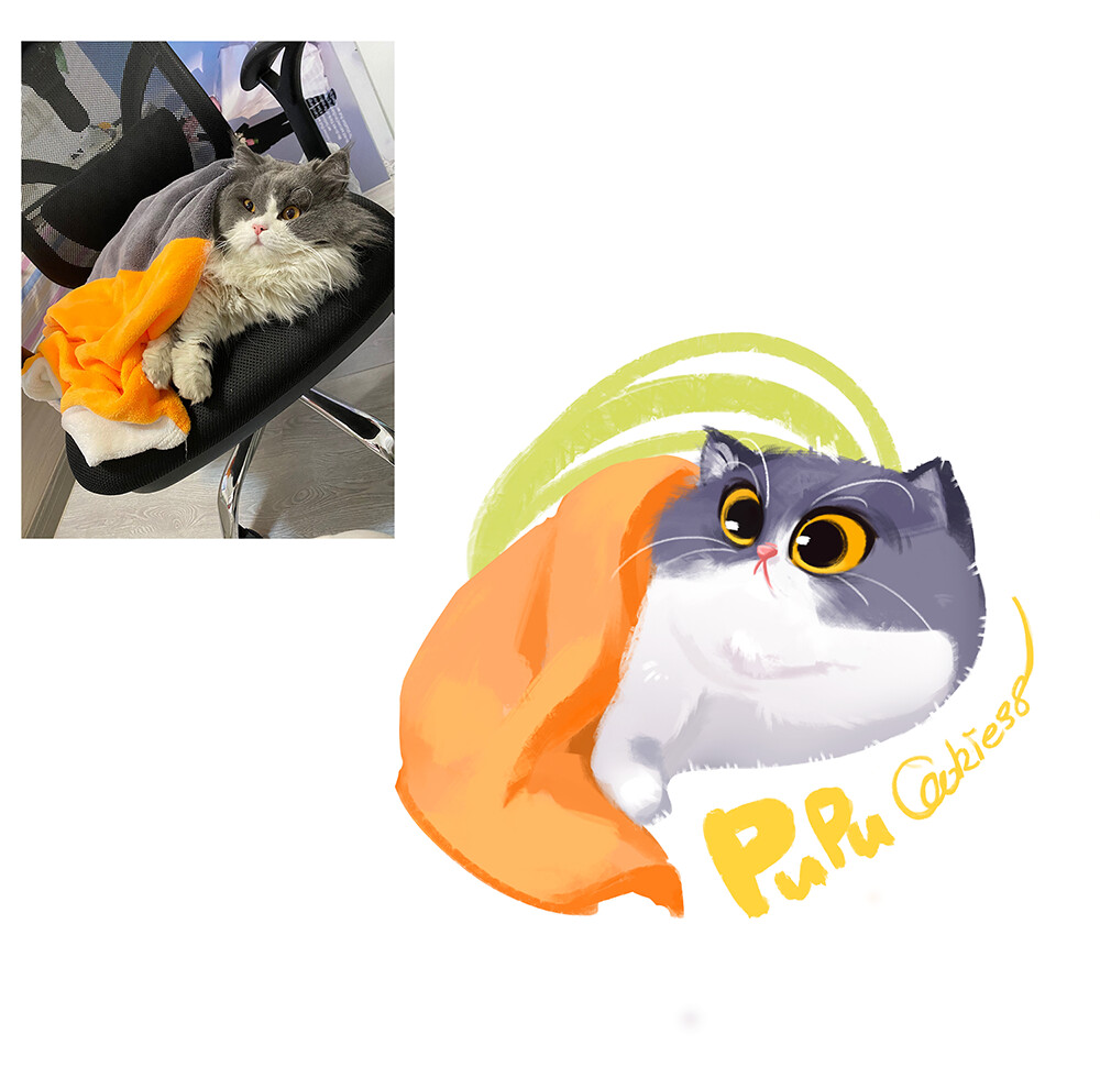 ArtStation - my family pupu