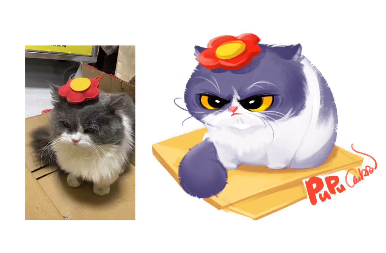 ArtStation - my family pupu