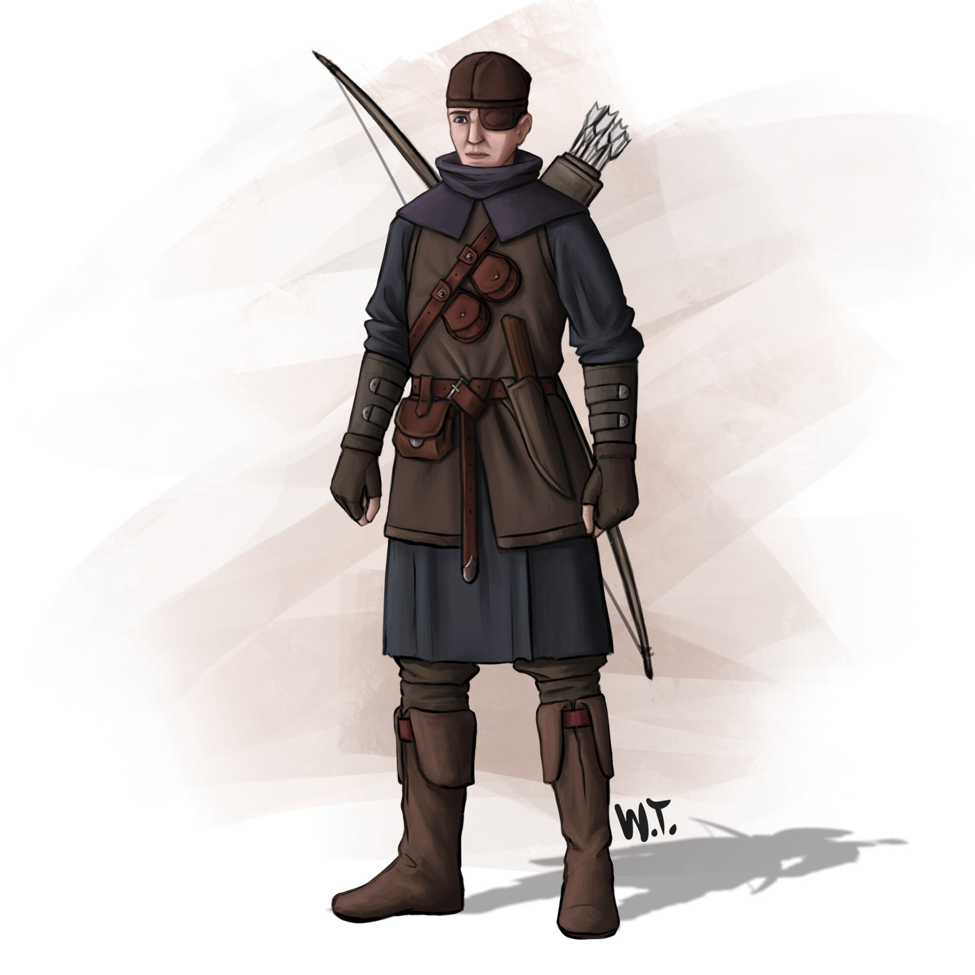 ArtStation - one eyed hunter