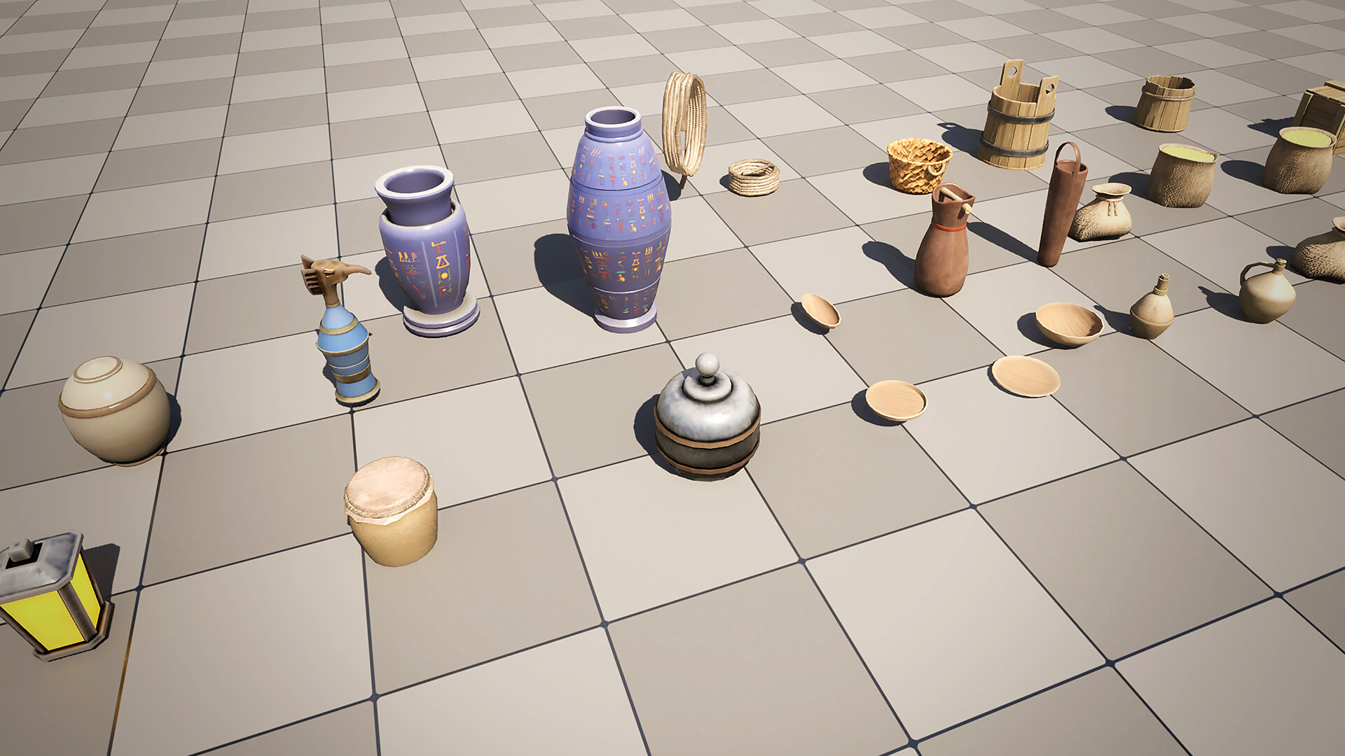 3D Tudor - Egypt Themed stylized 3D modular pack | Props | 3D Tudor