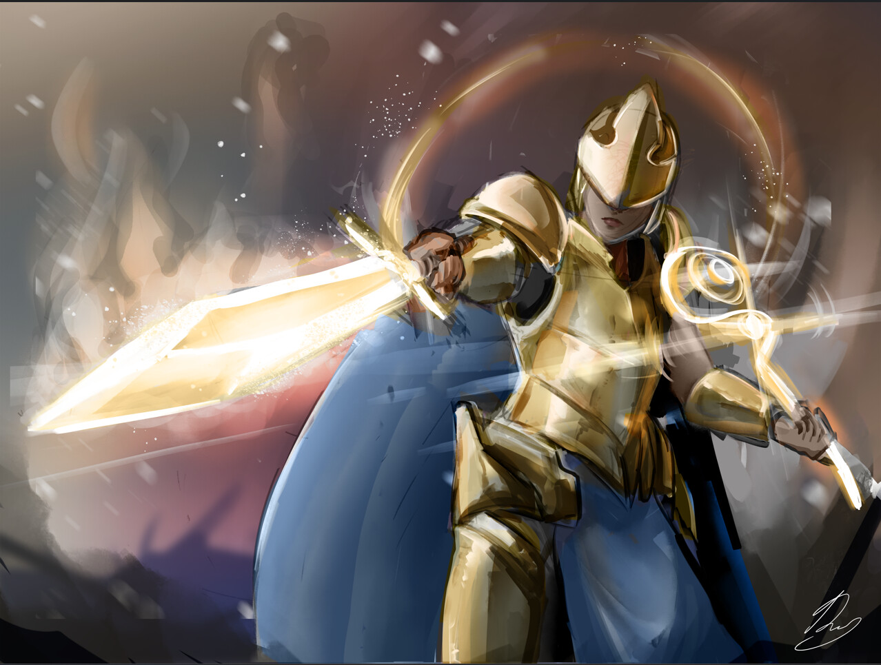 ArtStation - Knight w a violin