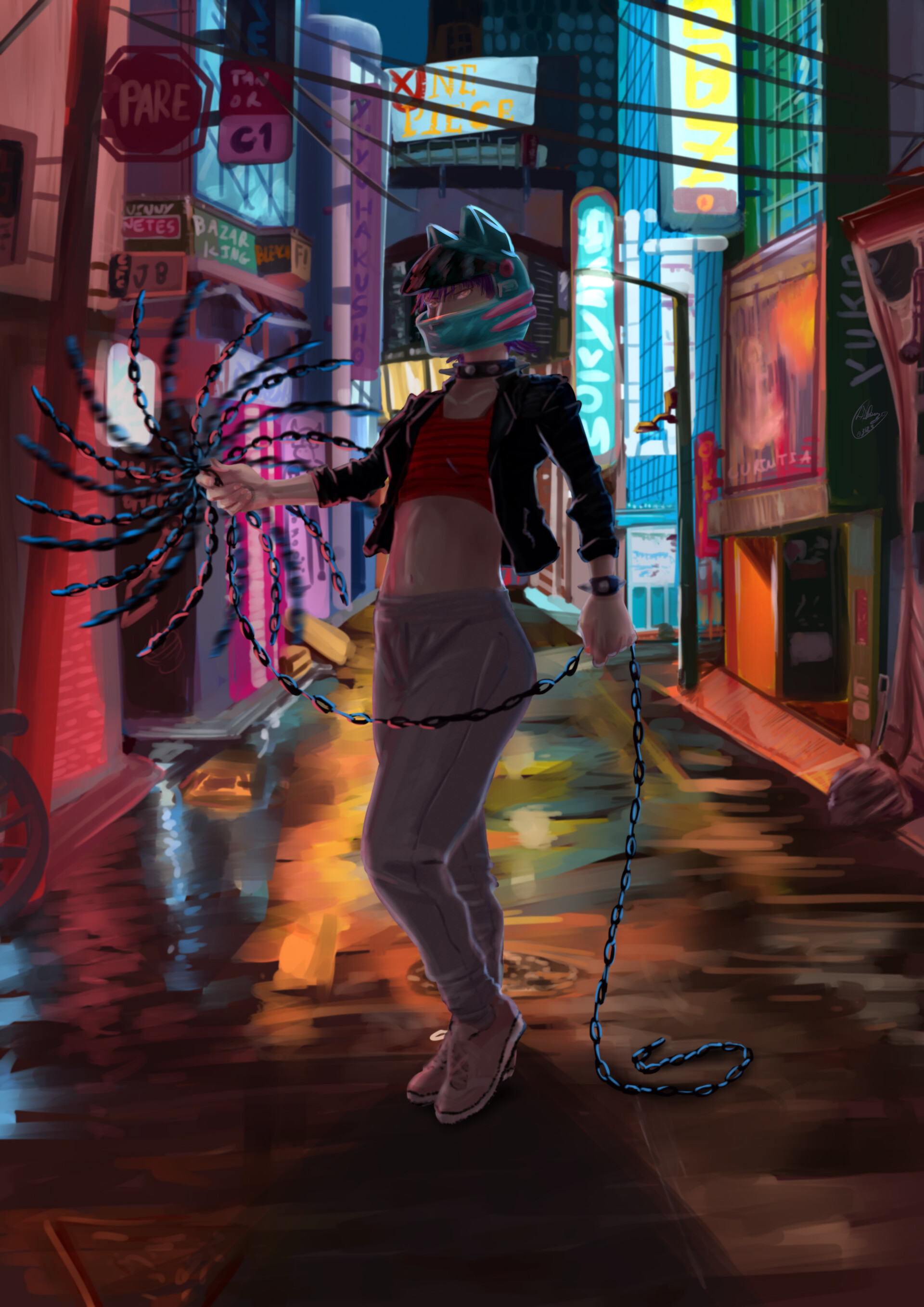 ArtStation - Chainwhirler Girl