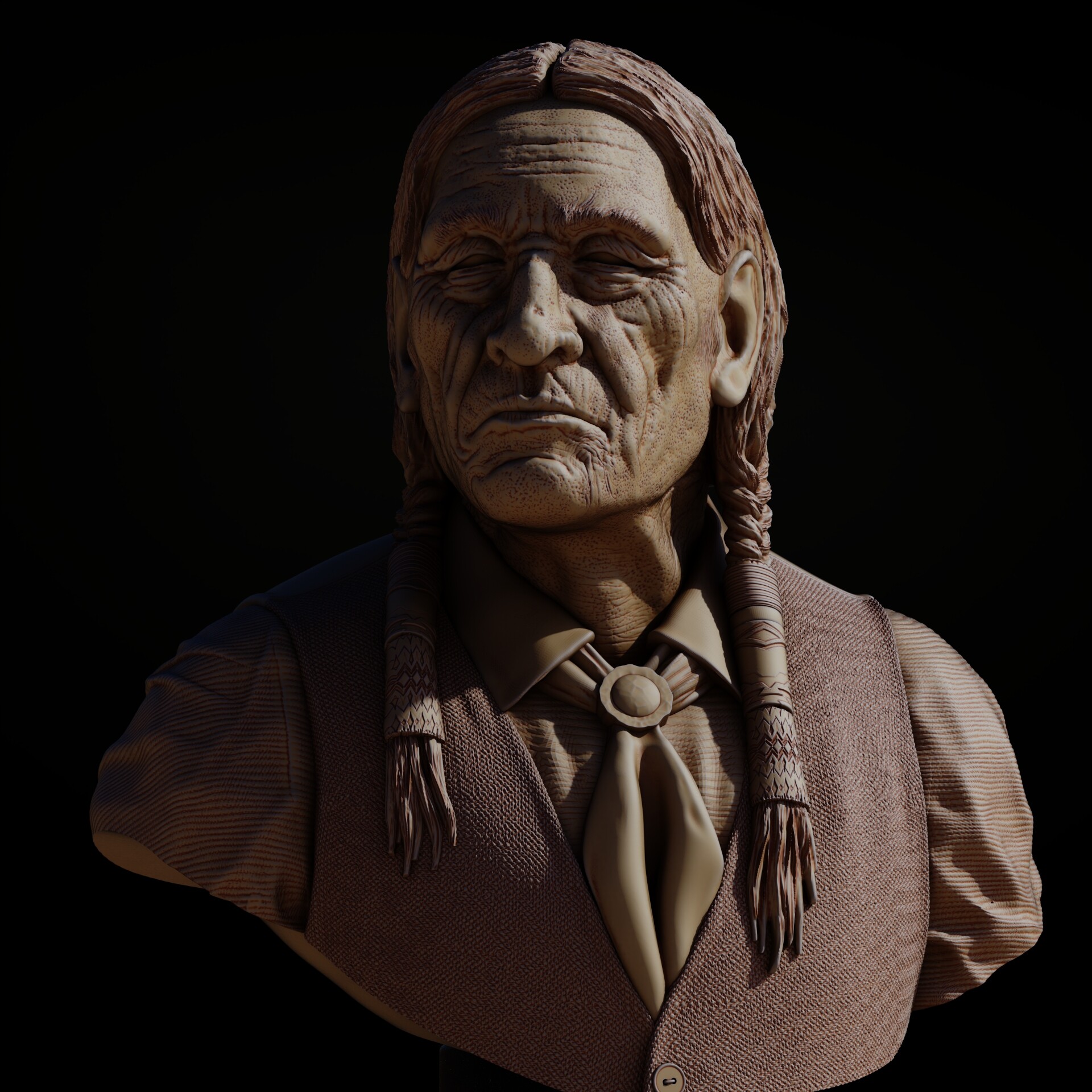 Fotis Mint - Cheyenne Elder bust