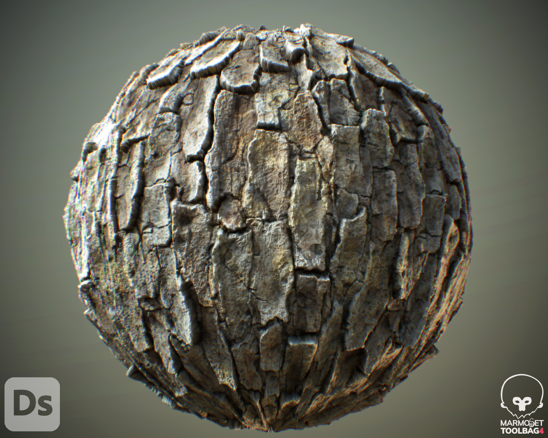ArtStation - pine bark