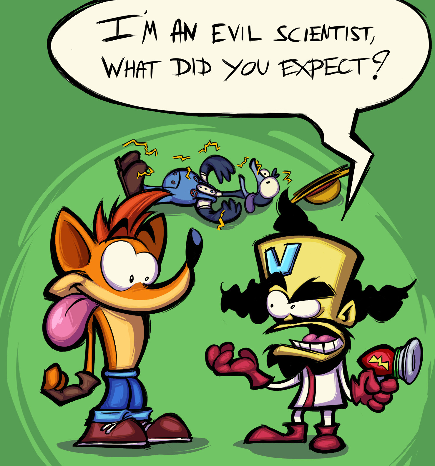 ArtStation - Crash Twinsanity scene