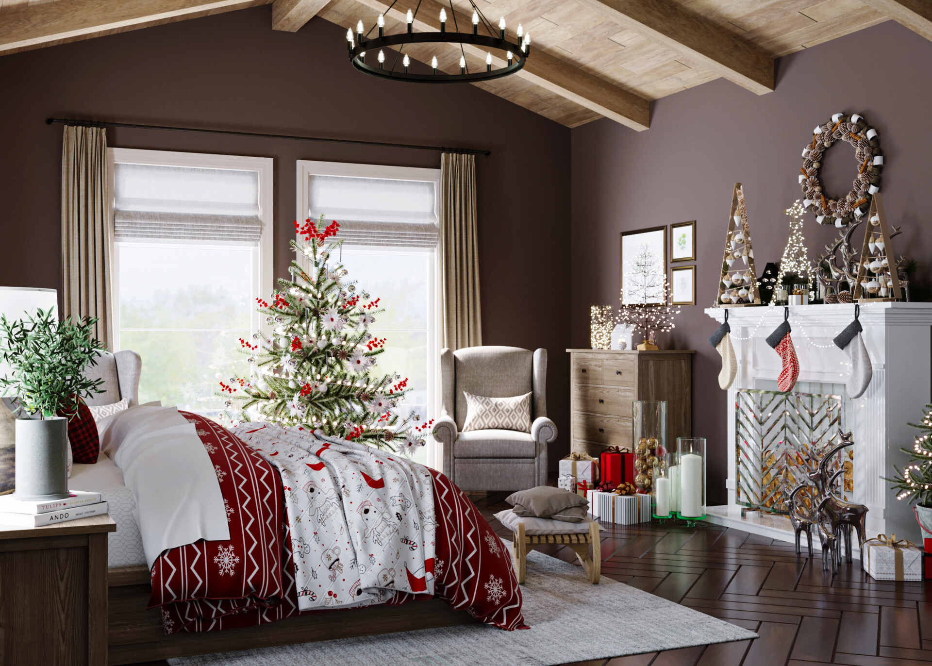 Sayan Bhandary - Christmas Bedroom