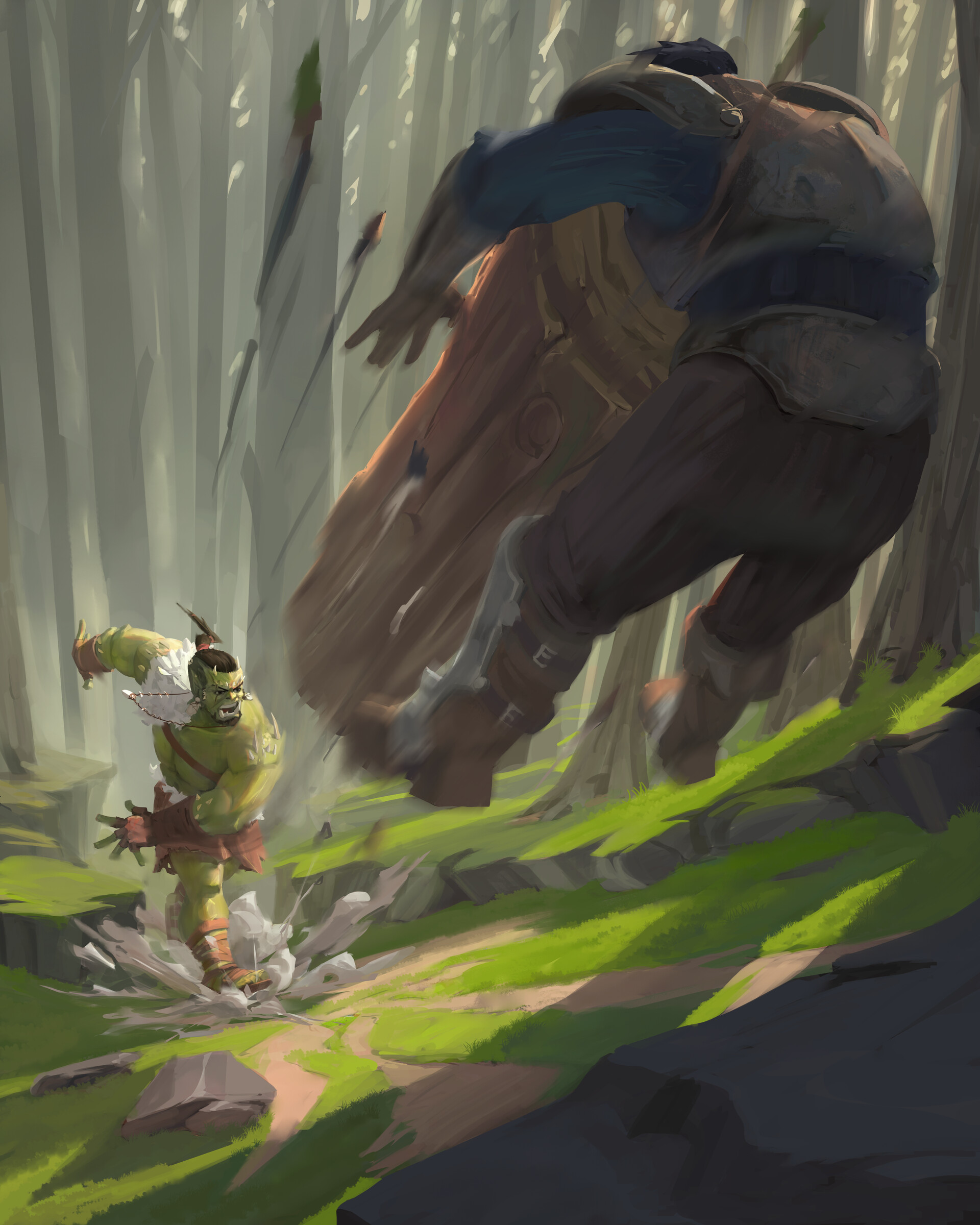 ArtStation - Tree throw- 9tales