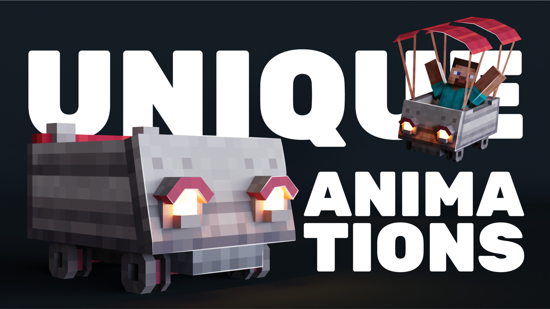 ArtStation - Minecarts | Minecraft Resourcepack render