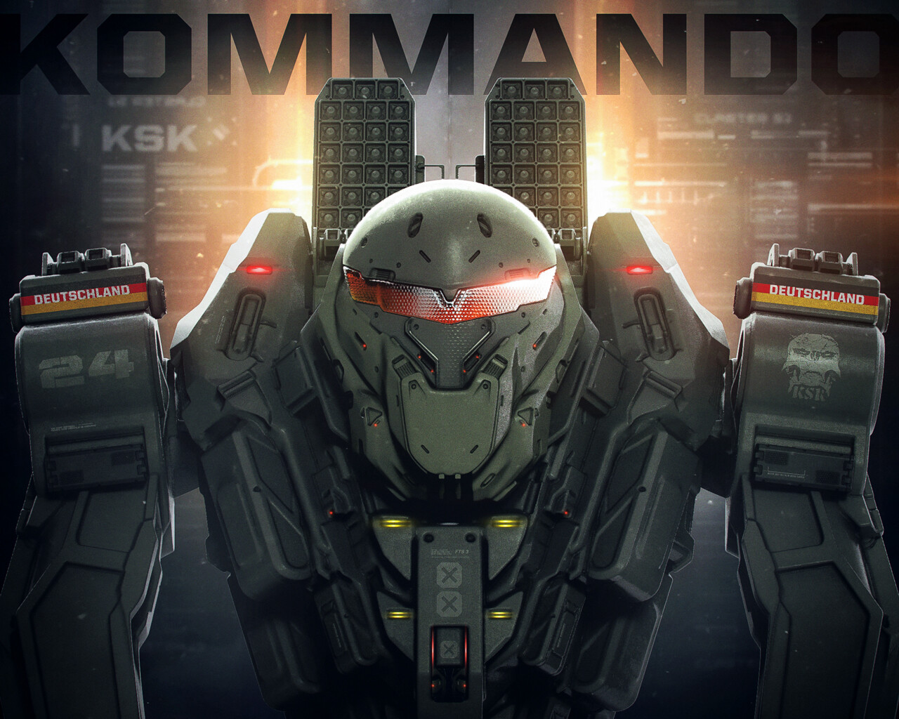 ArtStation - KSK war mech