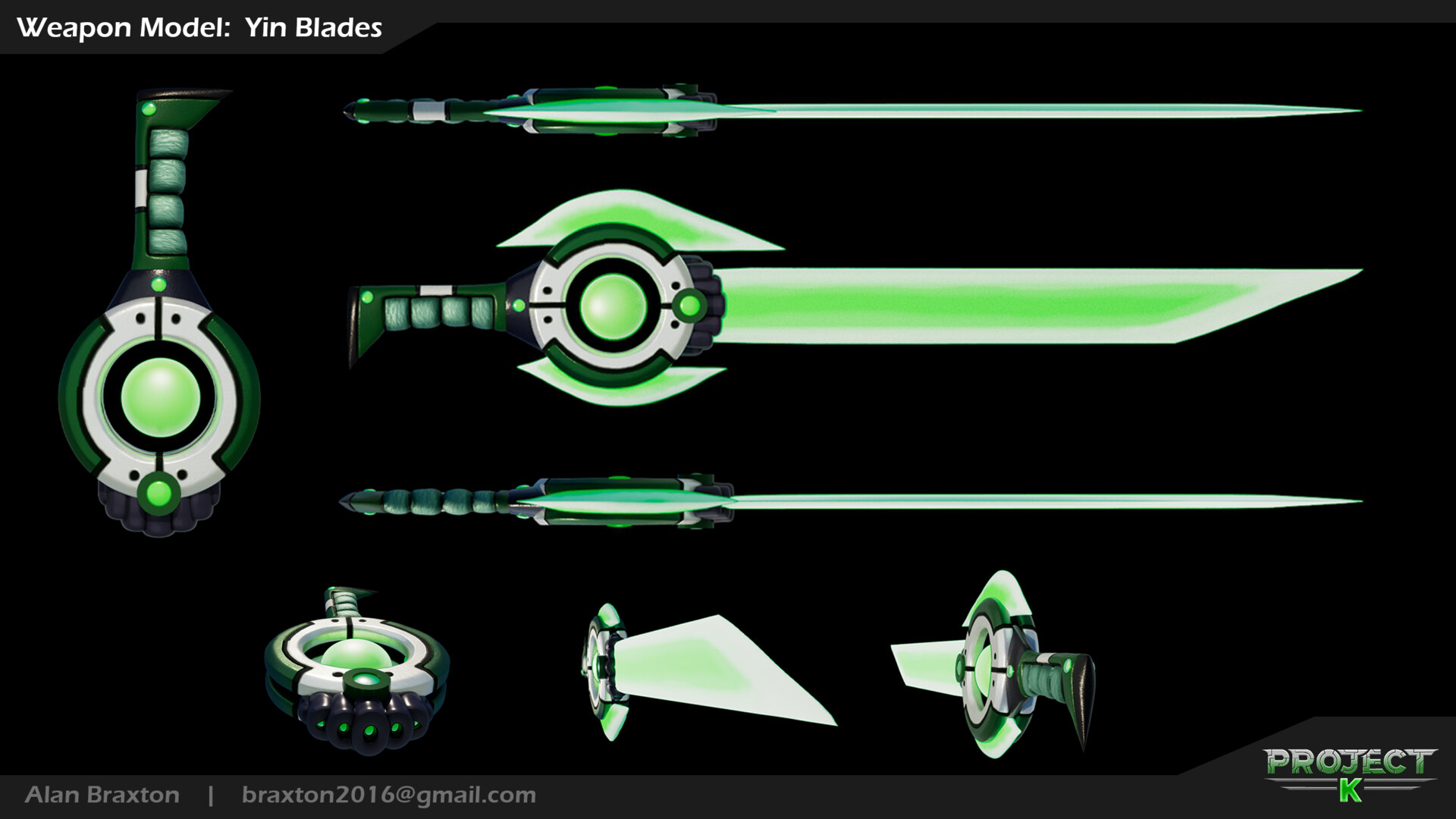 Alan Braxton - Yin Blades - Model & Rig