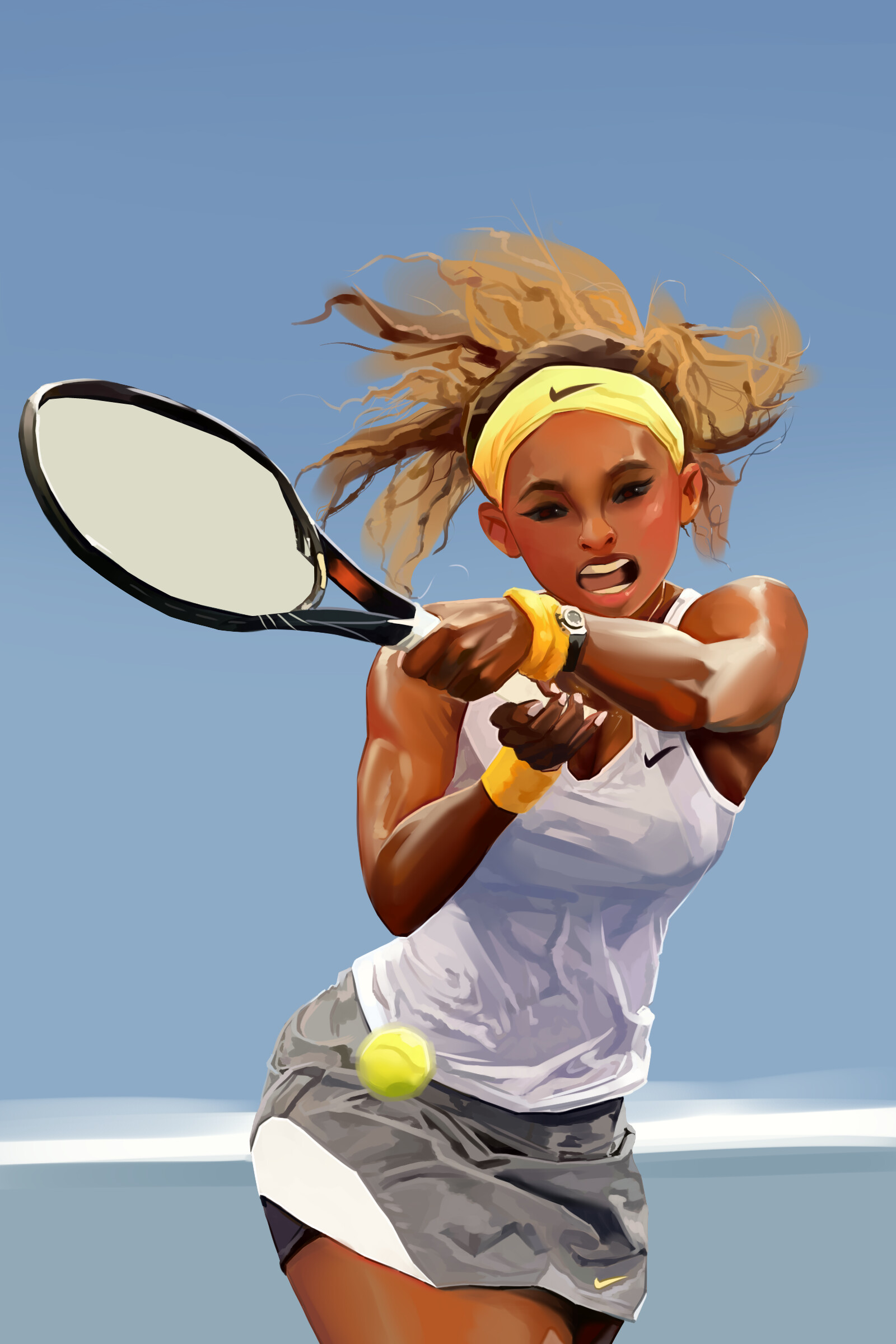 ArtStation - Study 84: Fierce return! (Expression + pose study)