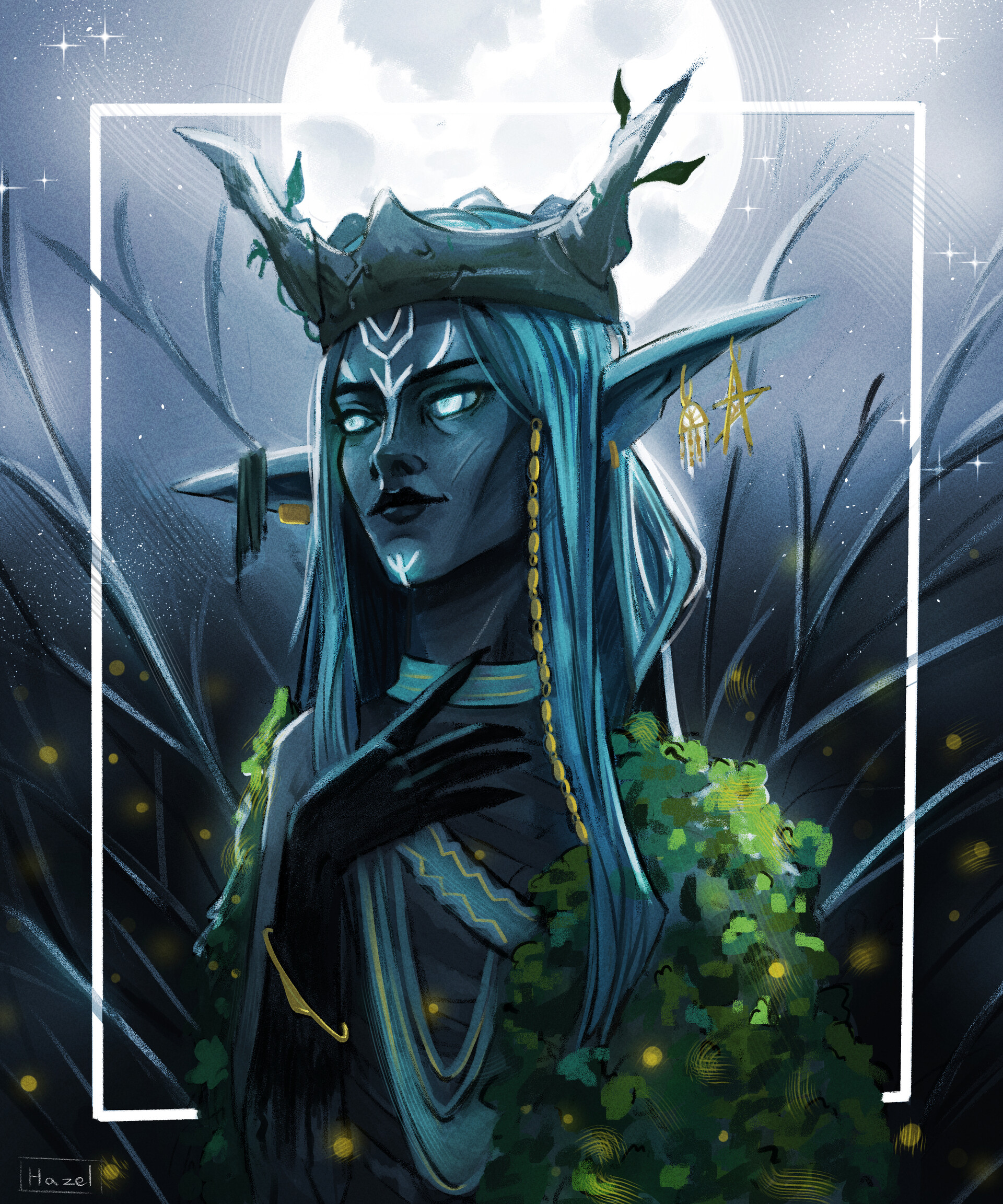 ArtStation - Night Lady