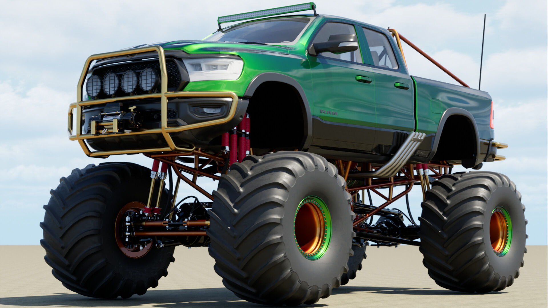 ArtStation - Monster Truck as Unreal as it gets!
