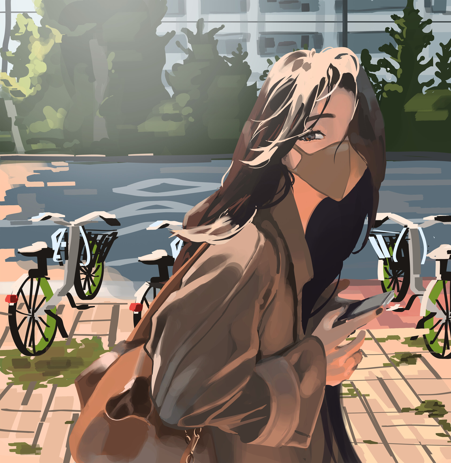 ArtStation - Mask Girl Study