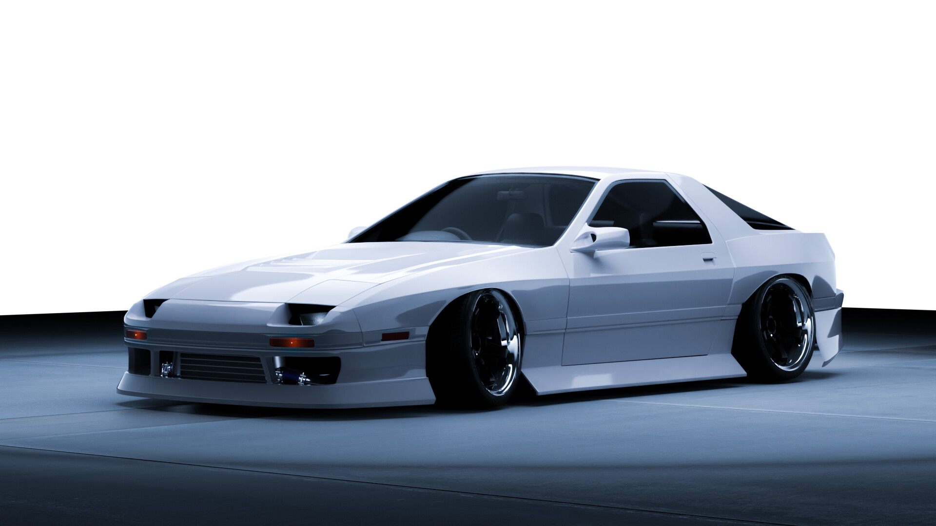 ArtStation - Mazda RX-7 FC Widebody