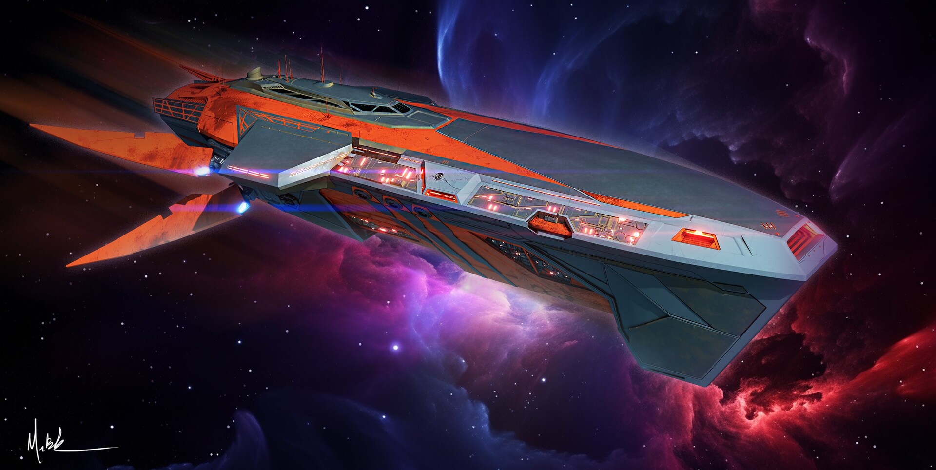 ArtStation - Fleet Cruiser