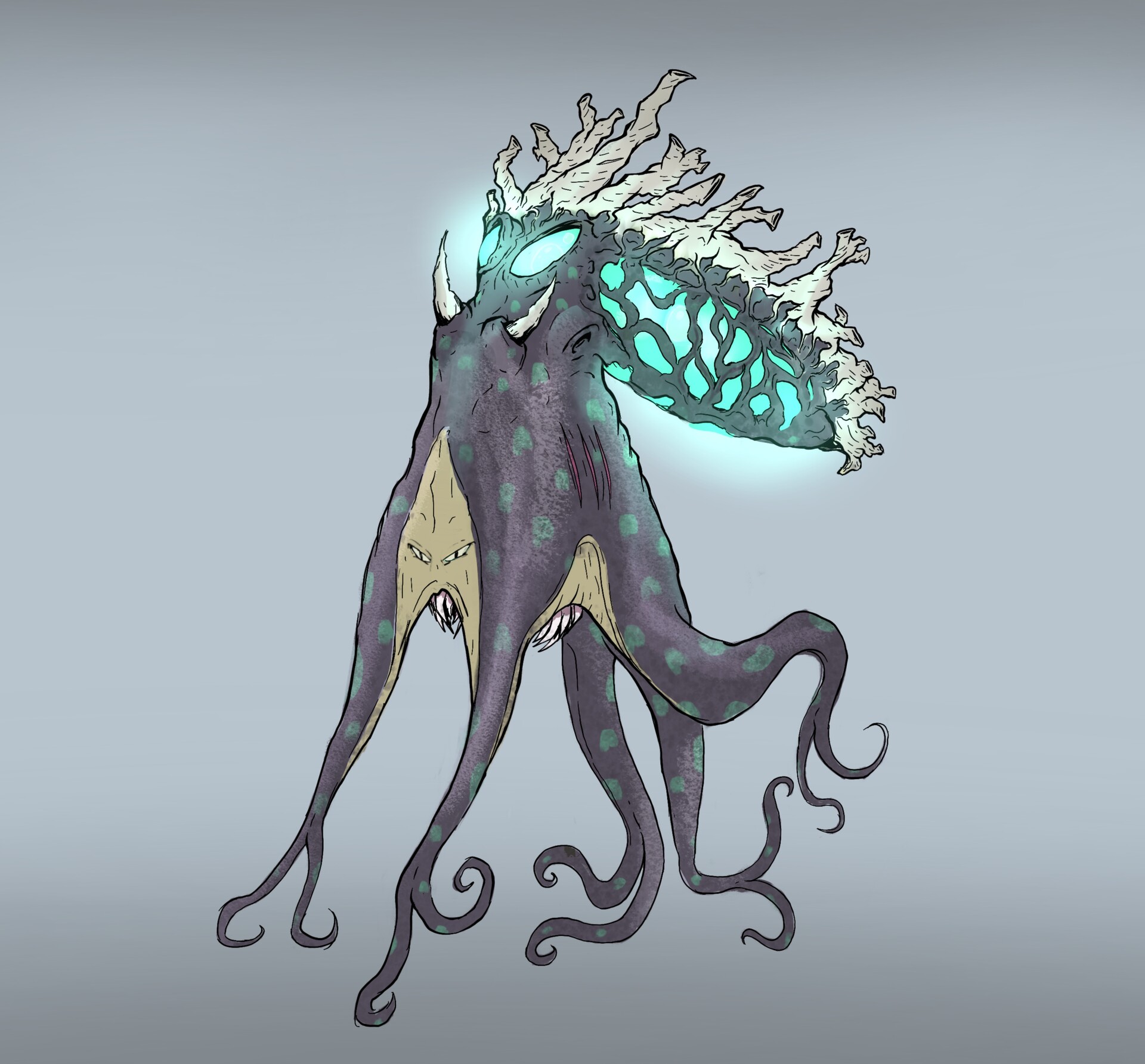 ArtStation - “Zombie” Octopus Concept