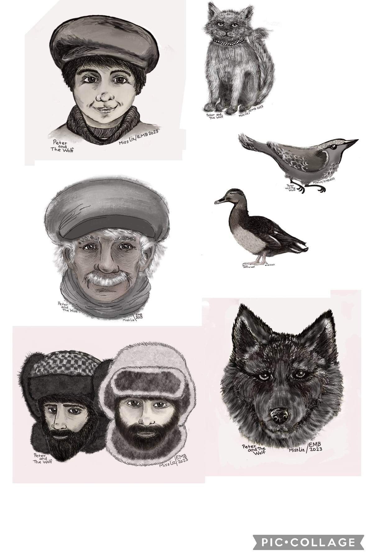 ArtStation - Peter and The Wolf characters