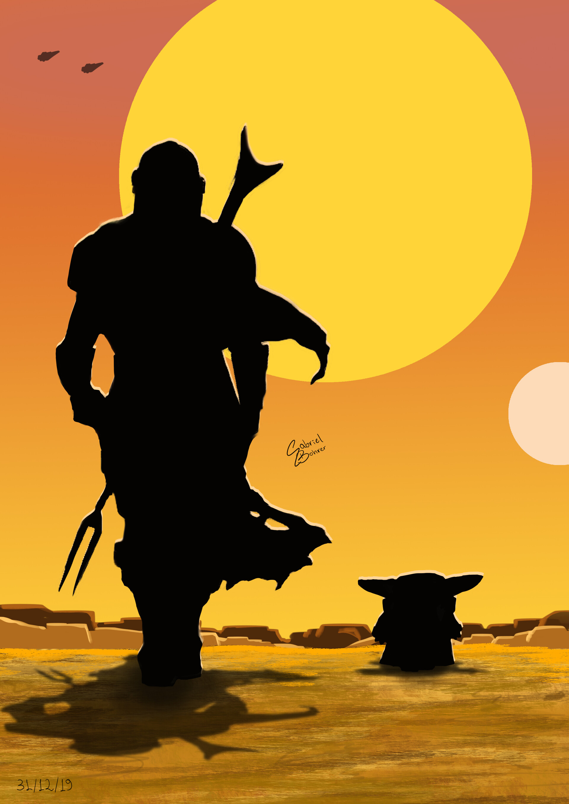 ArtStation - Mando & Grogu