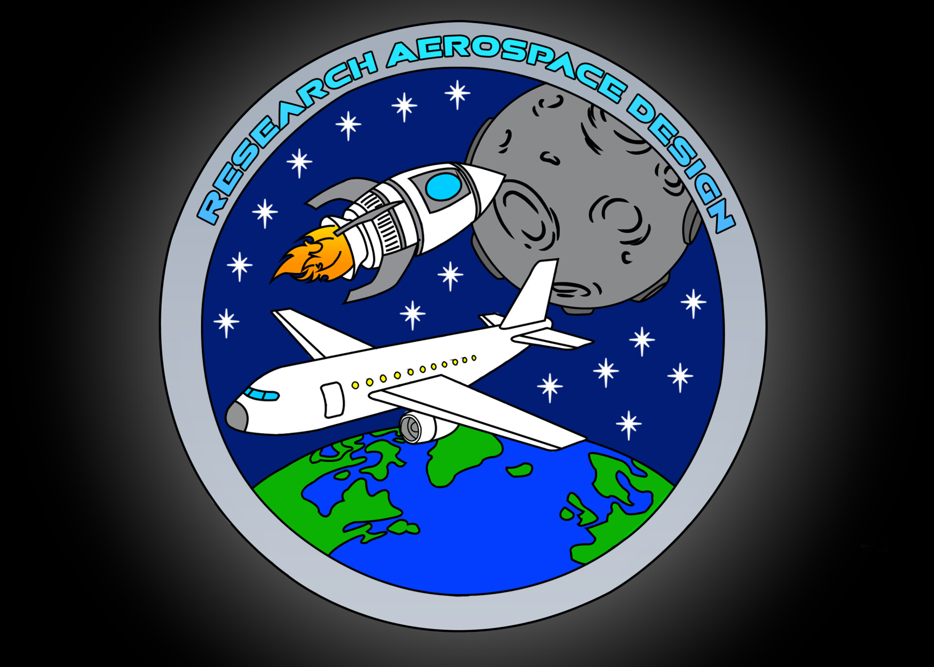 ArtStation - Research Aerospace Design Graphical Logo