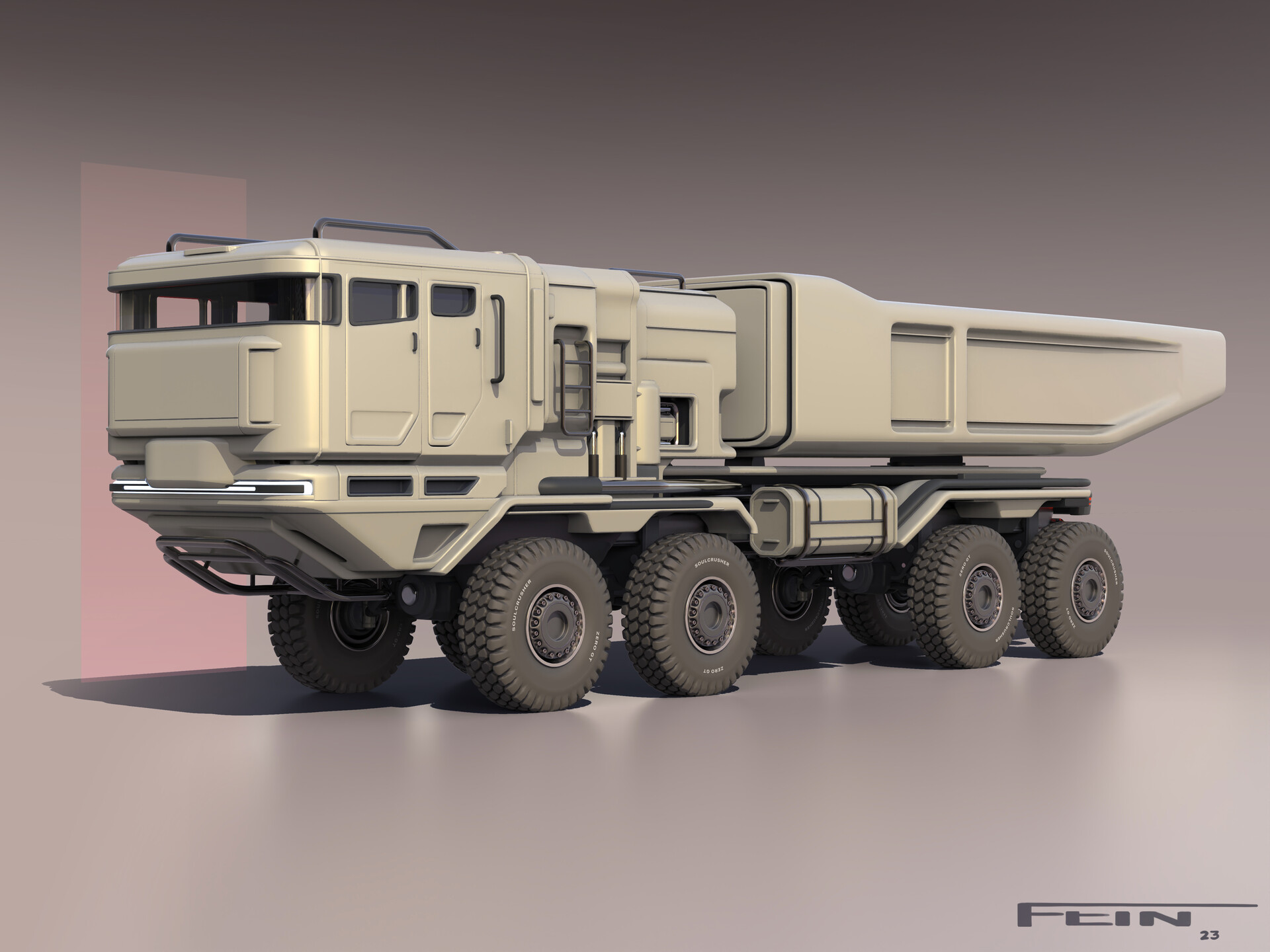ArtStation - 8x8 Cargo truck