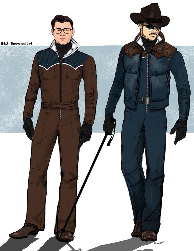 ArtStation - Kingsman 2: The Golden Cirlce- E & J Snow Suits