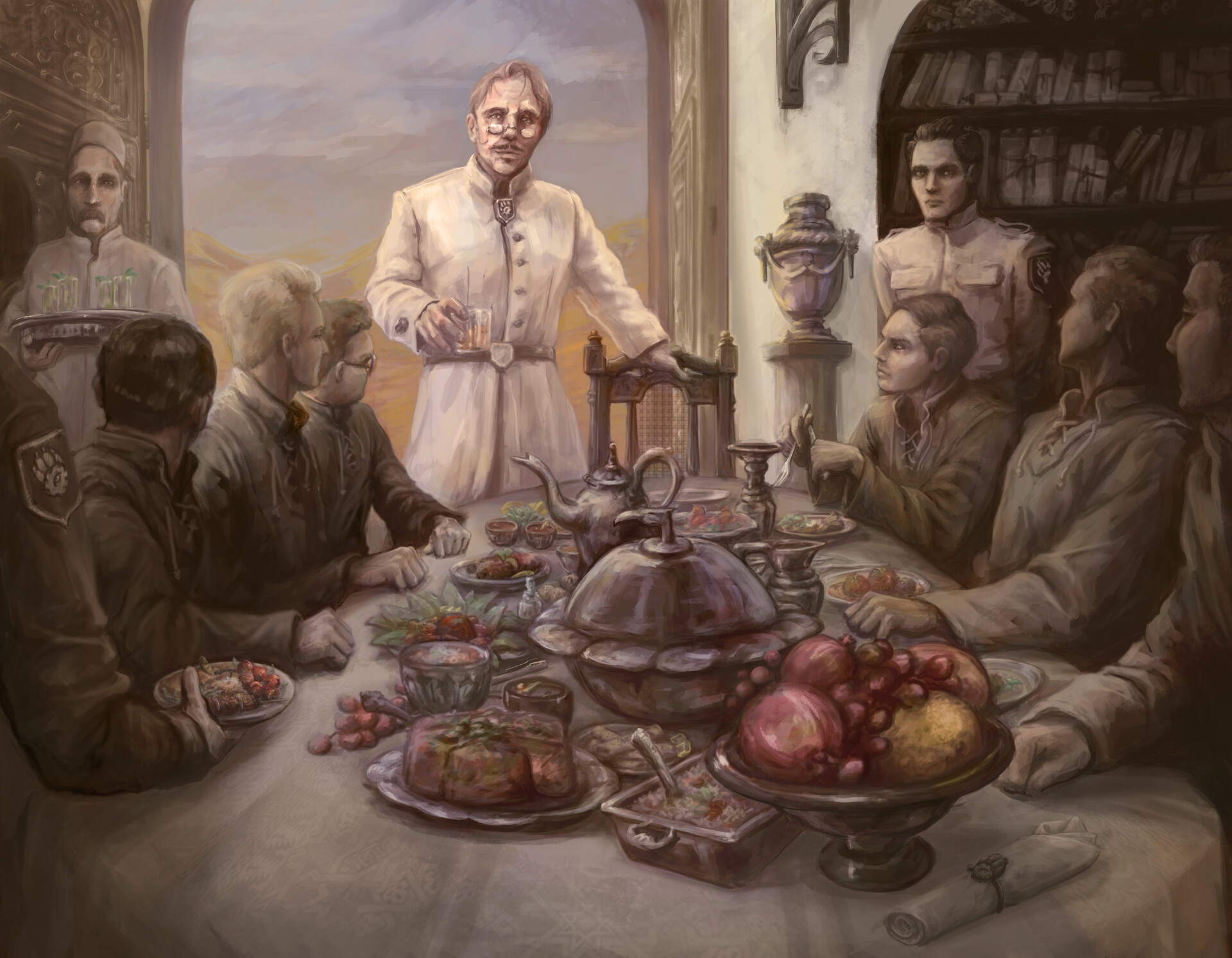 ArtStation - The Enemy of Mine Enemy – To Dine with the Devil