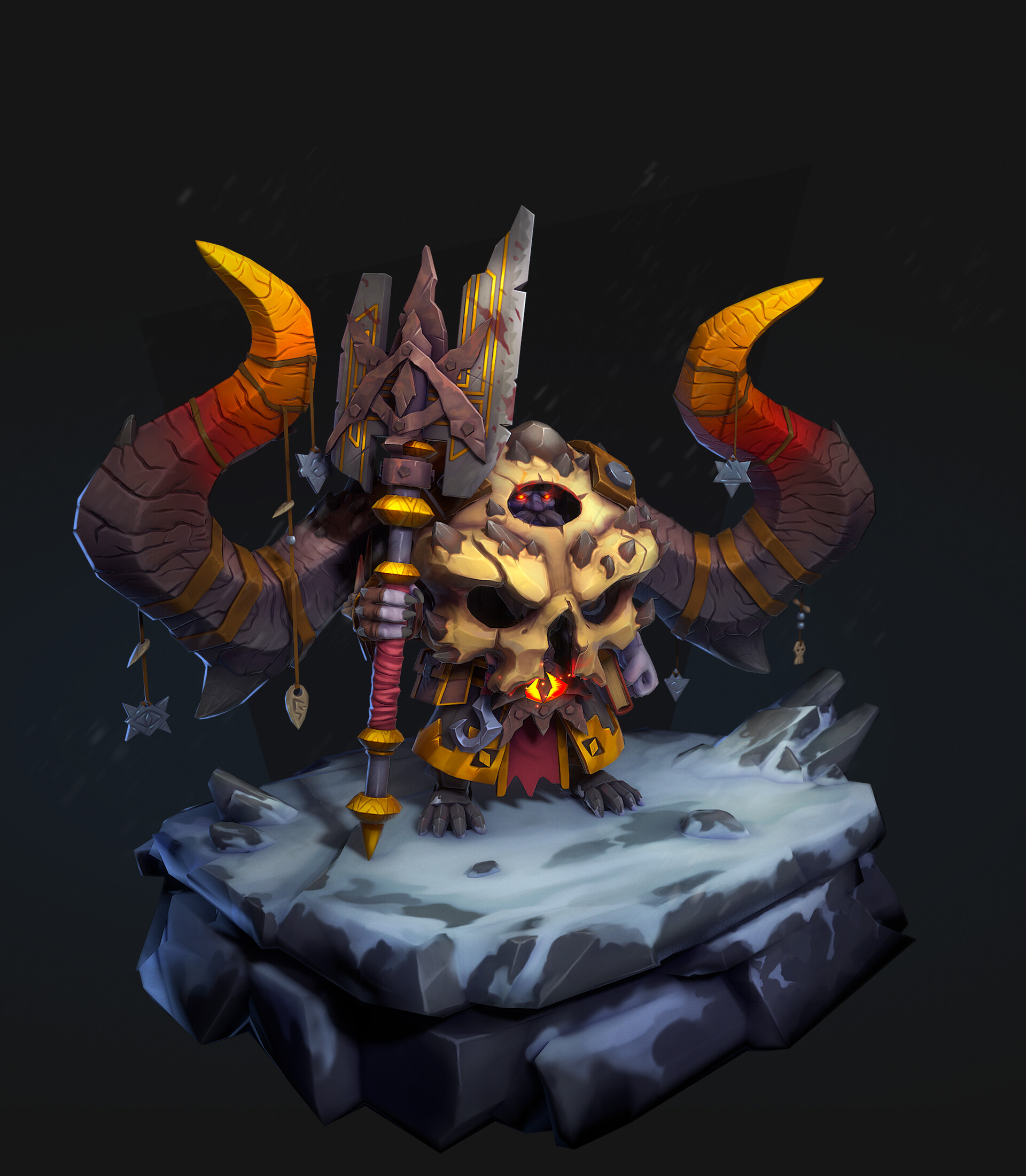 ArtStation - 3D Model Dwarf Demonologist