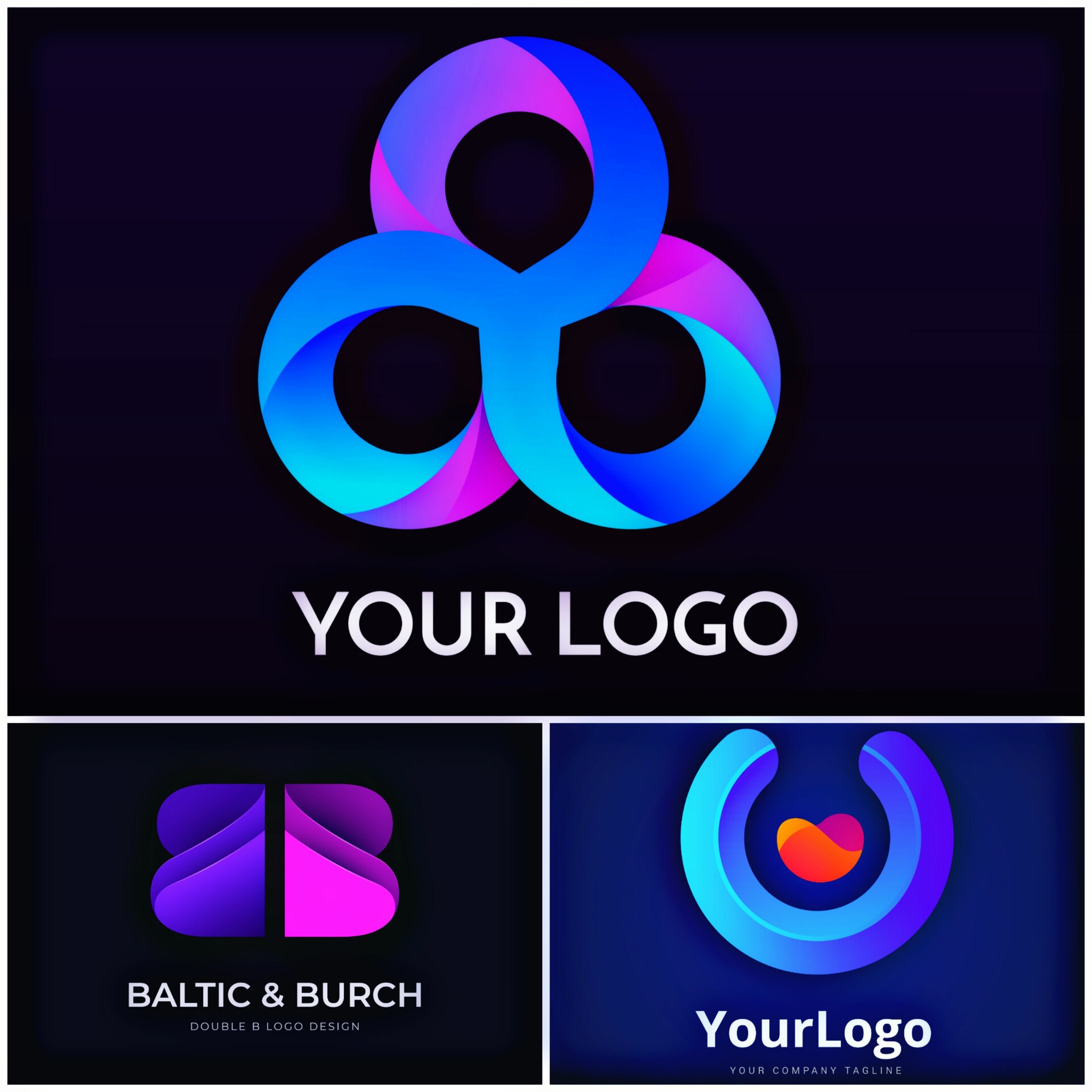 ArtStation - 3D Modern Logo Design
