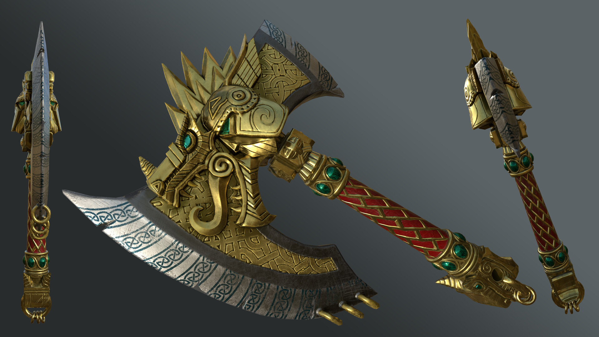 Monika Bhagat - Viking Axe Weapon