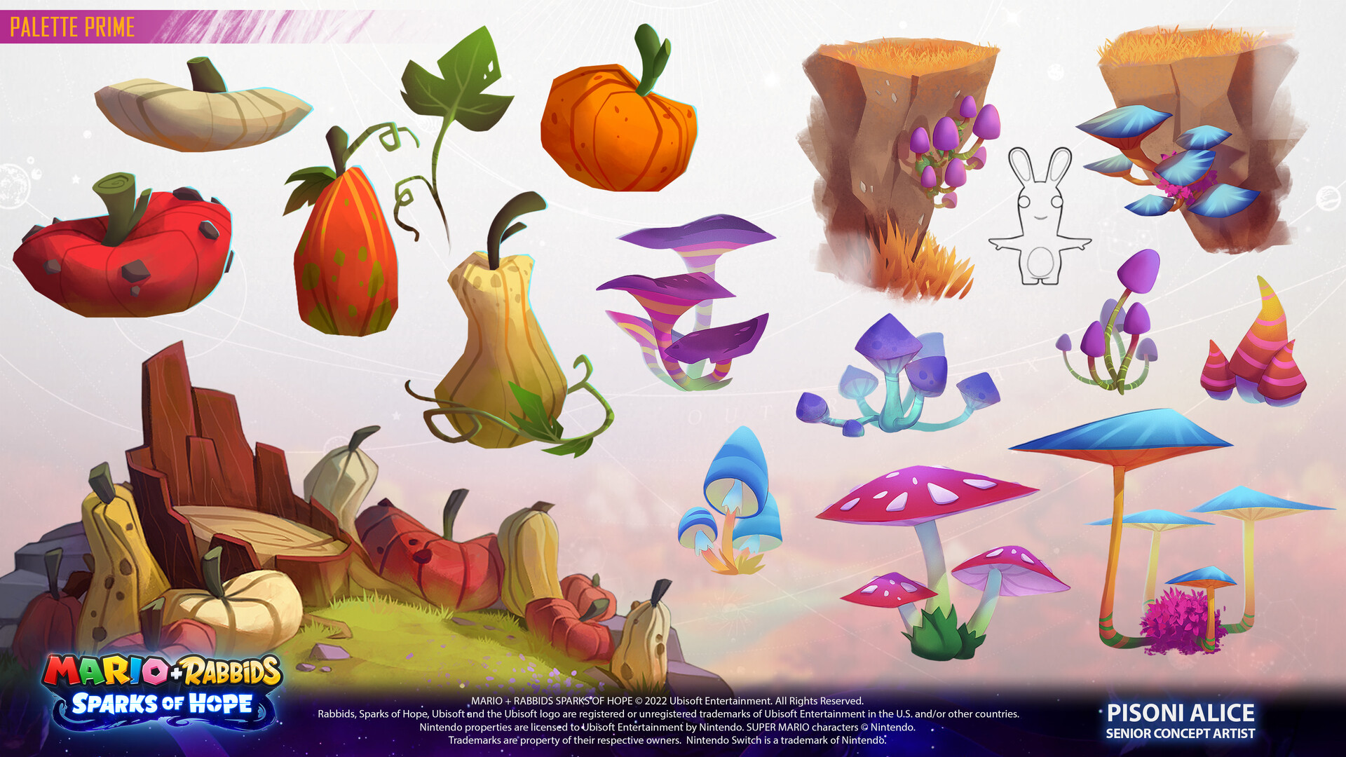 Alice Pisoni - Mario+Rabbids Sparks of Hope - PALETTE PRIME