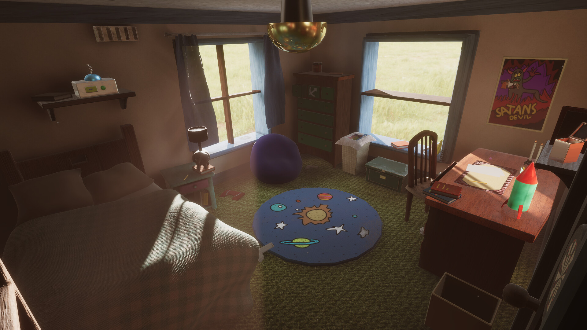 ArtStation - Rick and Morty inspired room 3D