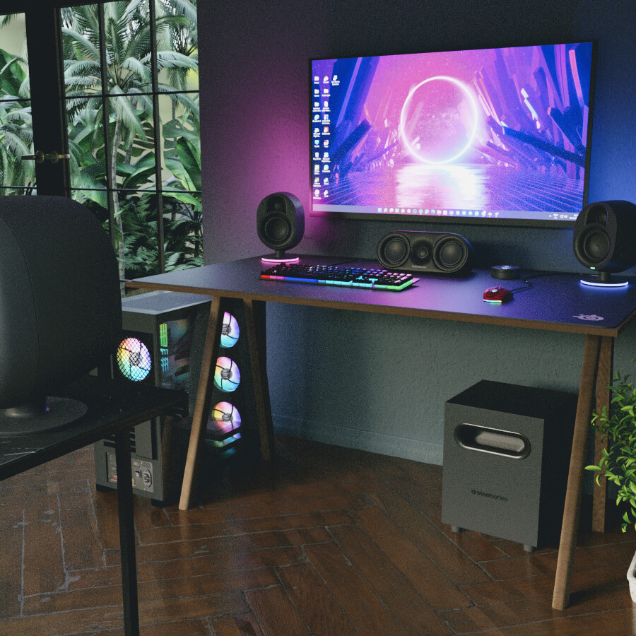 ArtStation - Steel Series Arena Setup