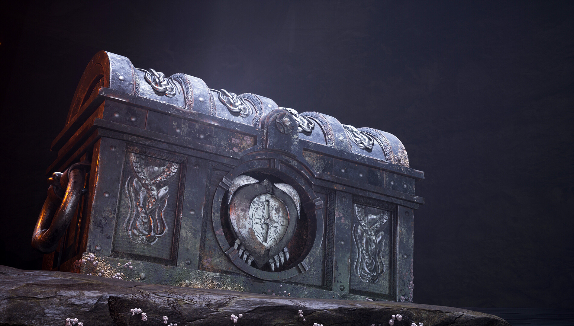 ArtStation - Davy Jones Chest Game Asset