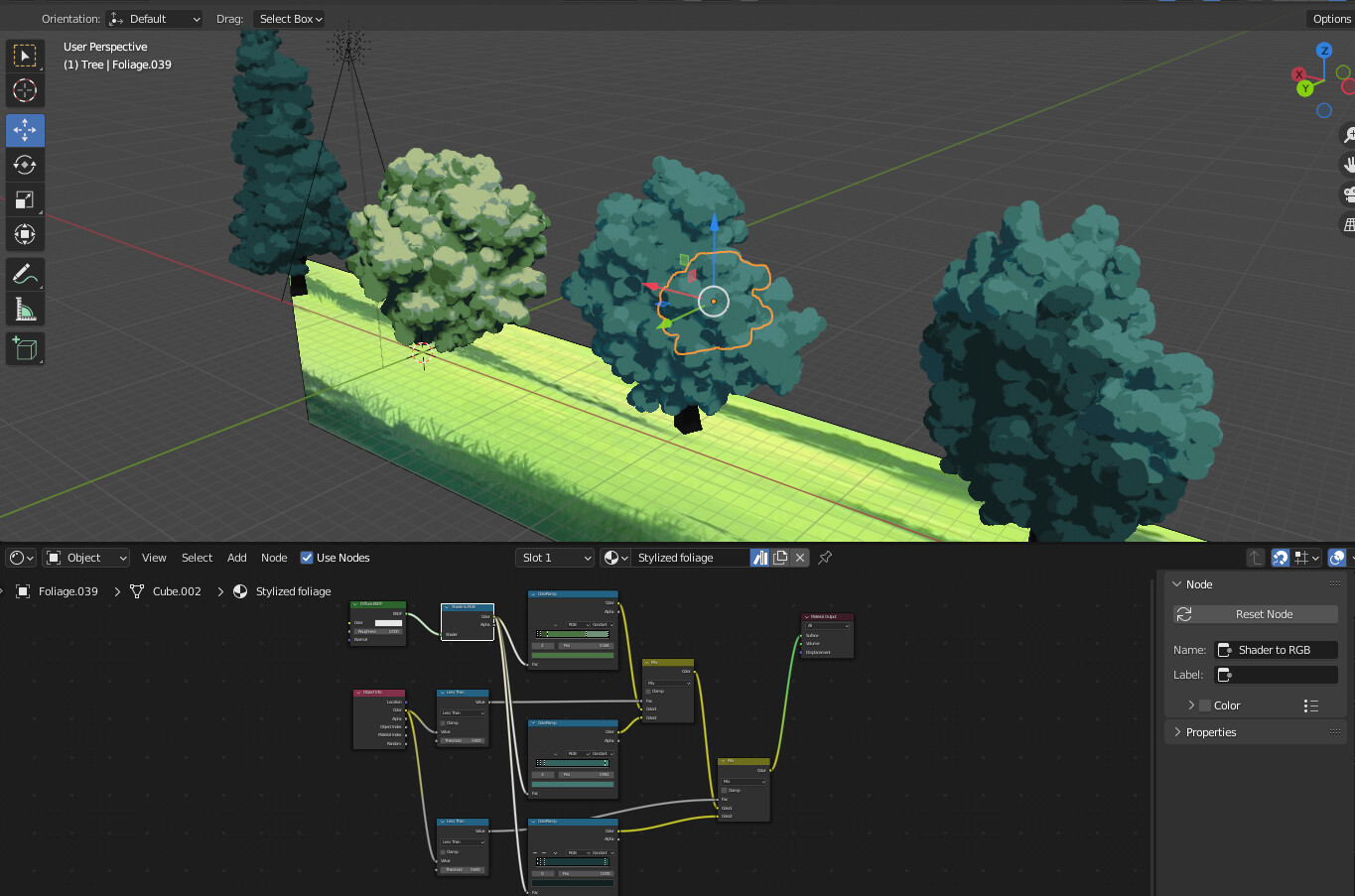 Tom Dorpmans - 3D trees - 2D environment