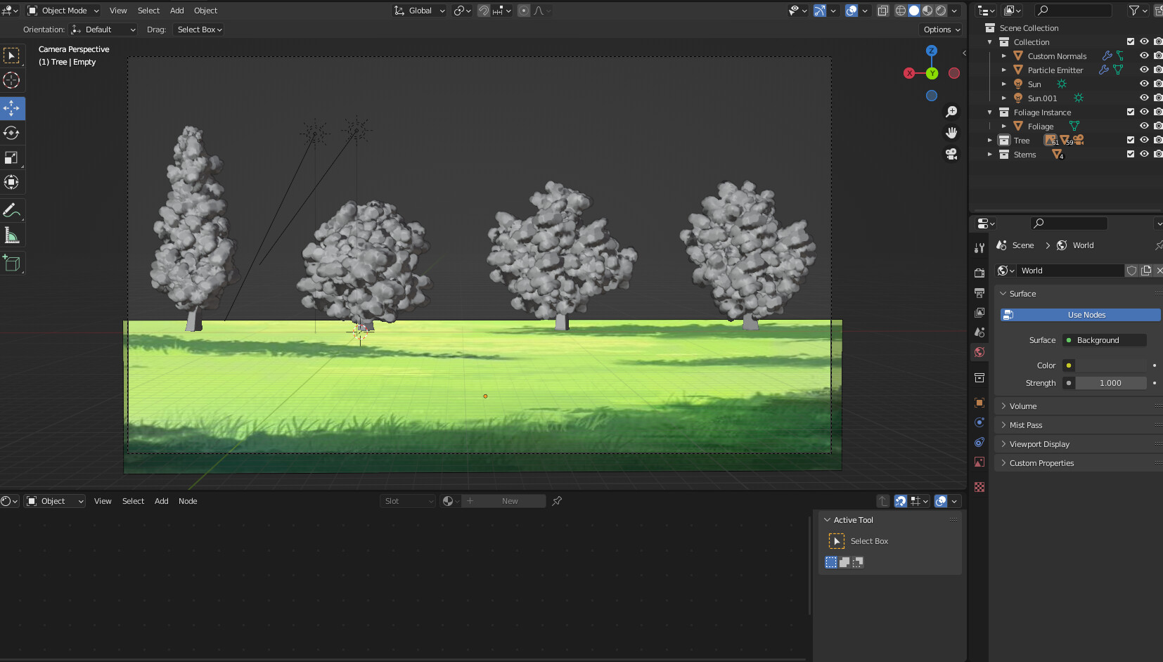 Tom Dorpmans - 3D trees - 2D environment