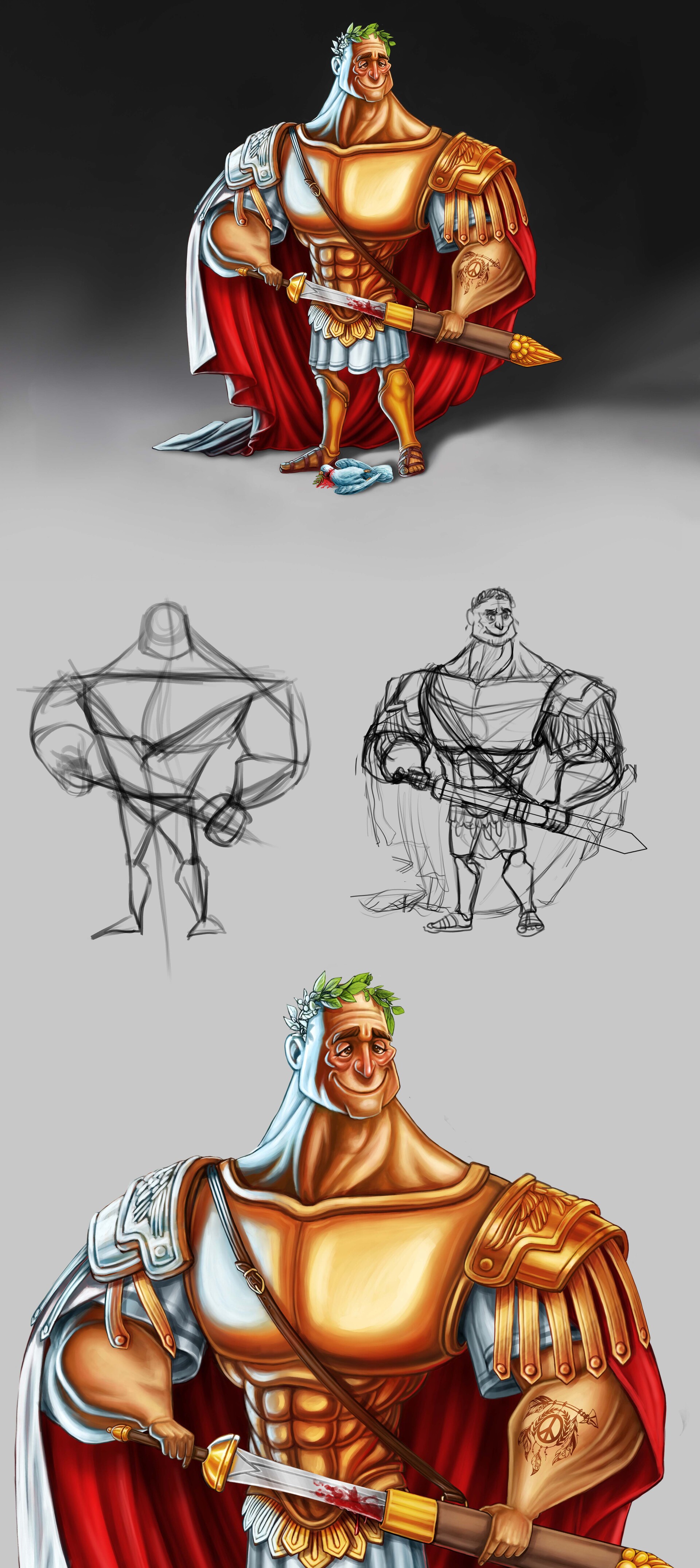 ArtStation - Roman soldier