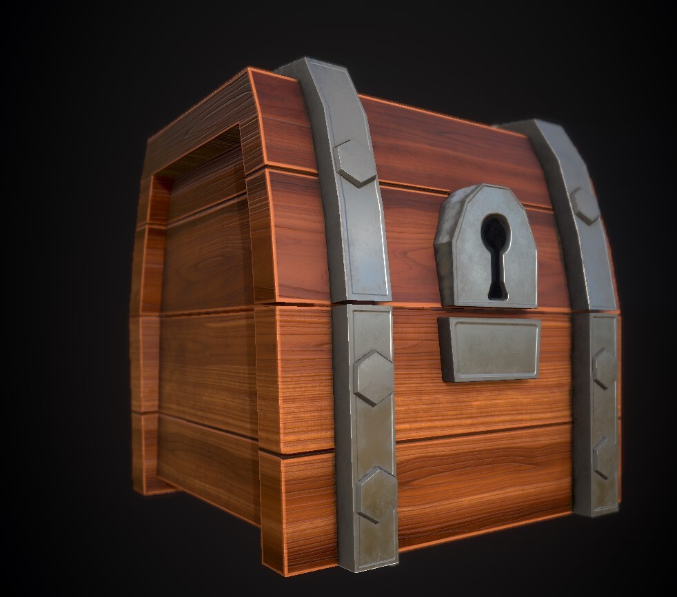 ArtStation - stylized cartoon box