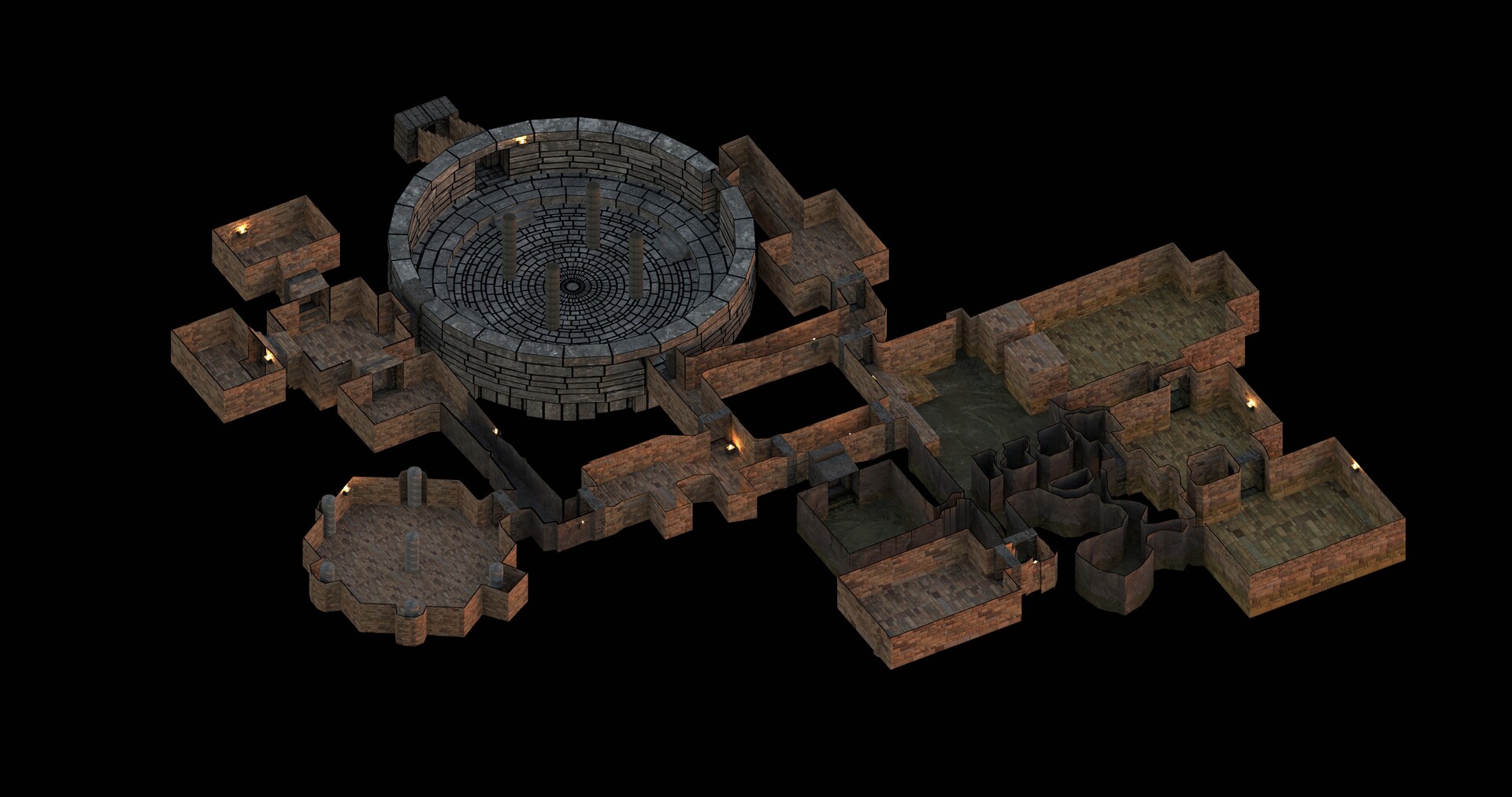 ArtStation - 3d Dungeons 2, Mausoleum and pyramid